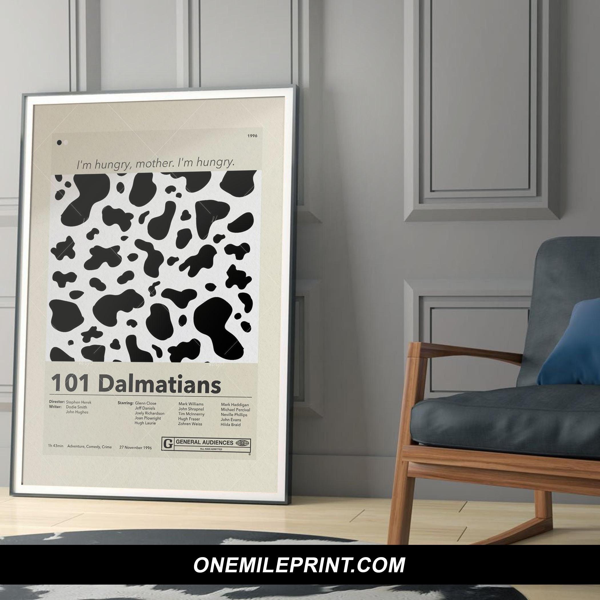 Minimalist 101 Dalmatians Movie Poster
