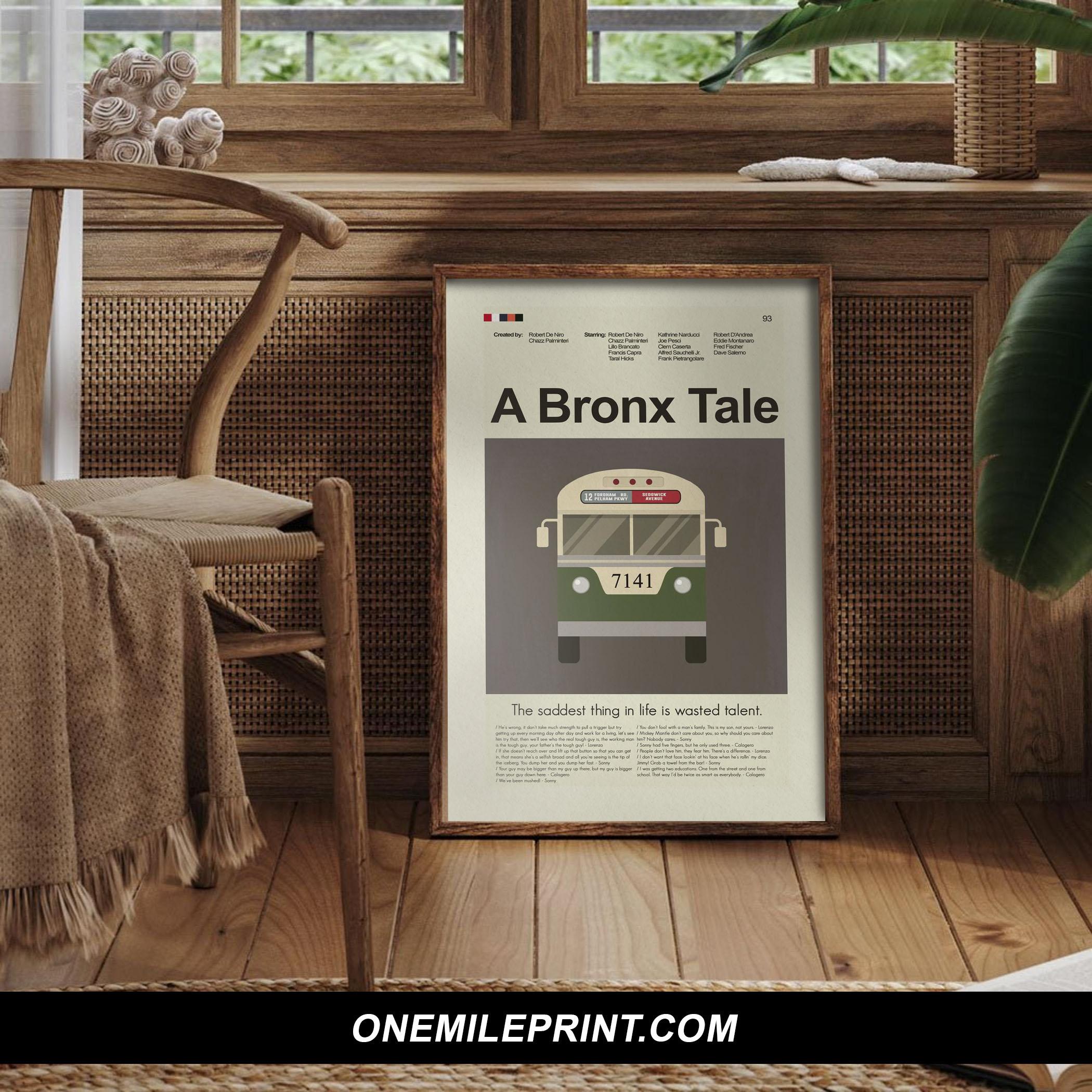 Mid Century Modern A Bronx Tale Movie Poster