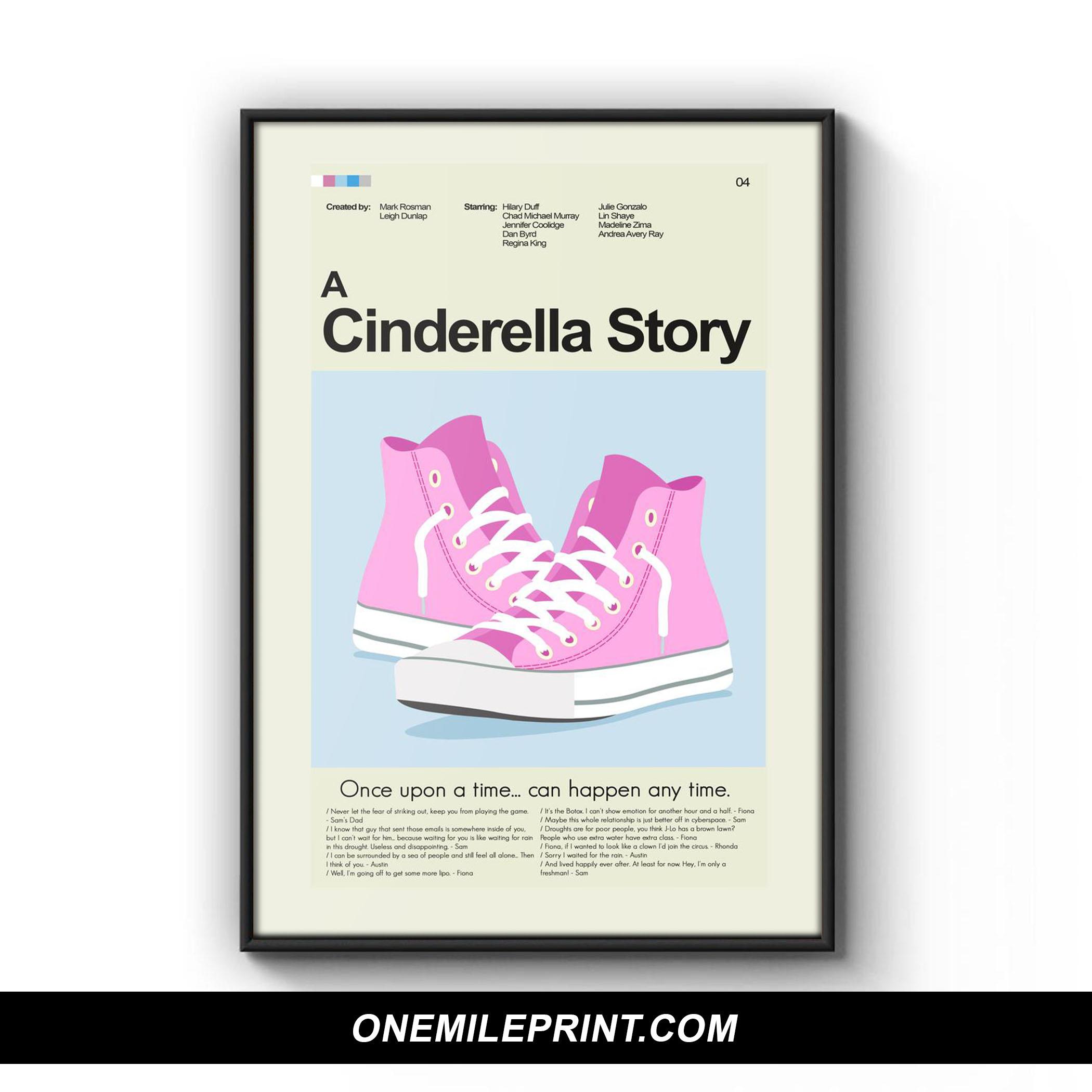 Mid Century Modern A Cinderella Story Movie Poster
