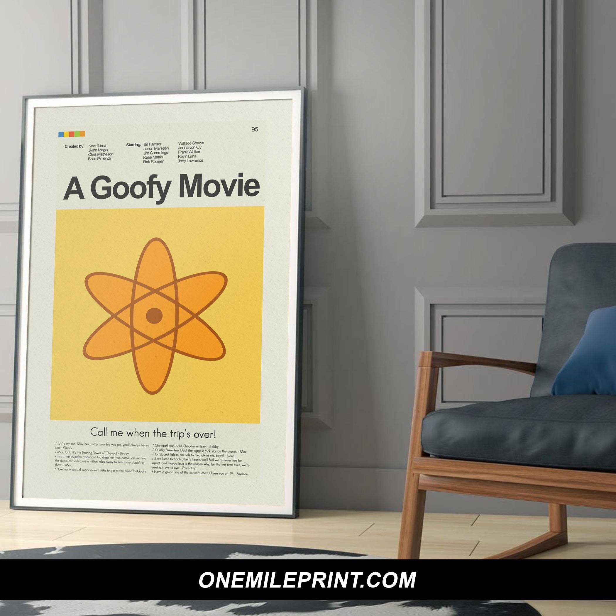 Mid Century Modern A Goofy Movie Movie Poster