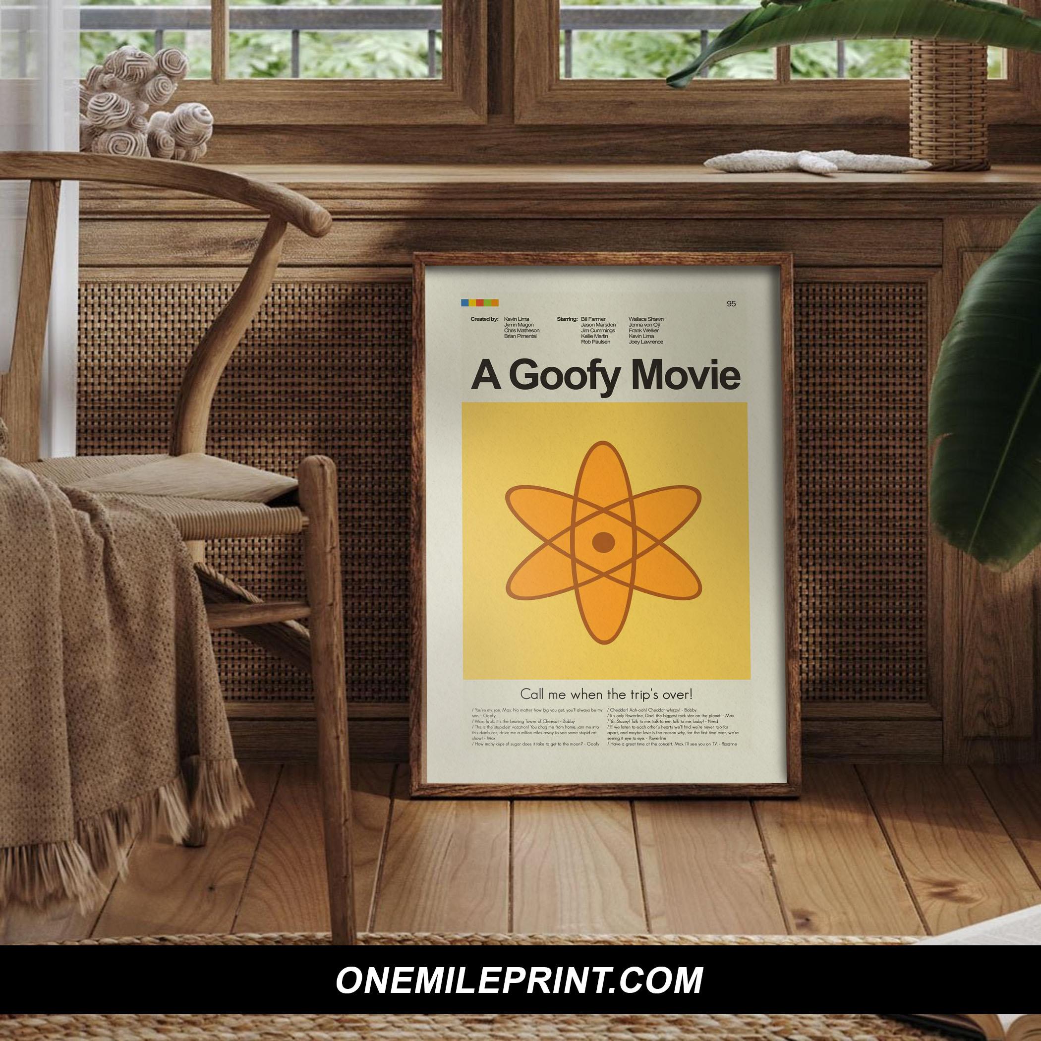 Mid Century Modern A Goofy Movie Movie Poster