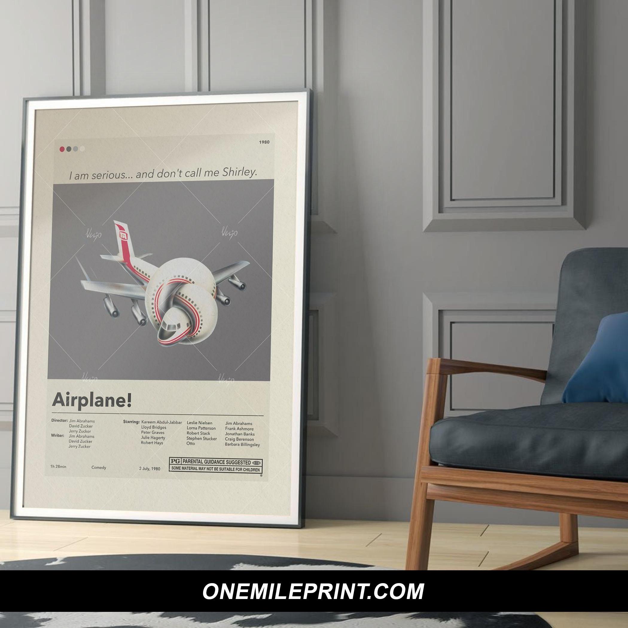 Minimalist Airplane! Movie Poster