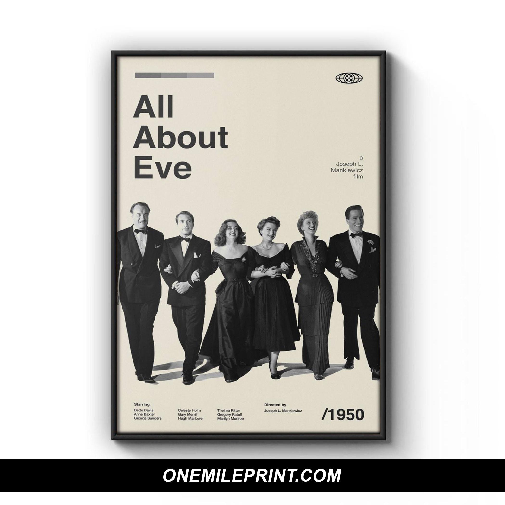 Midcentury All About Eve Movie Poster