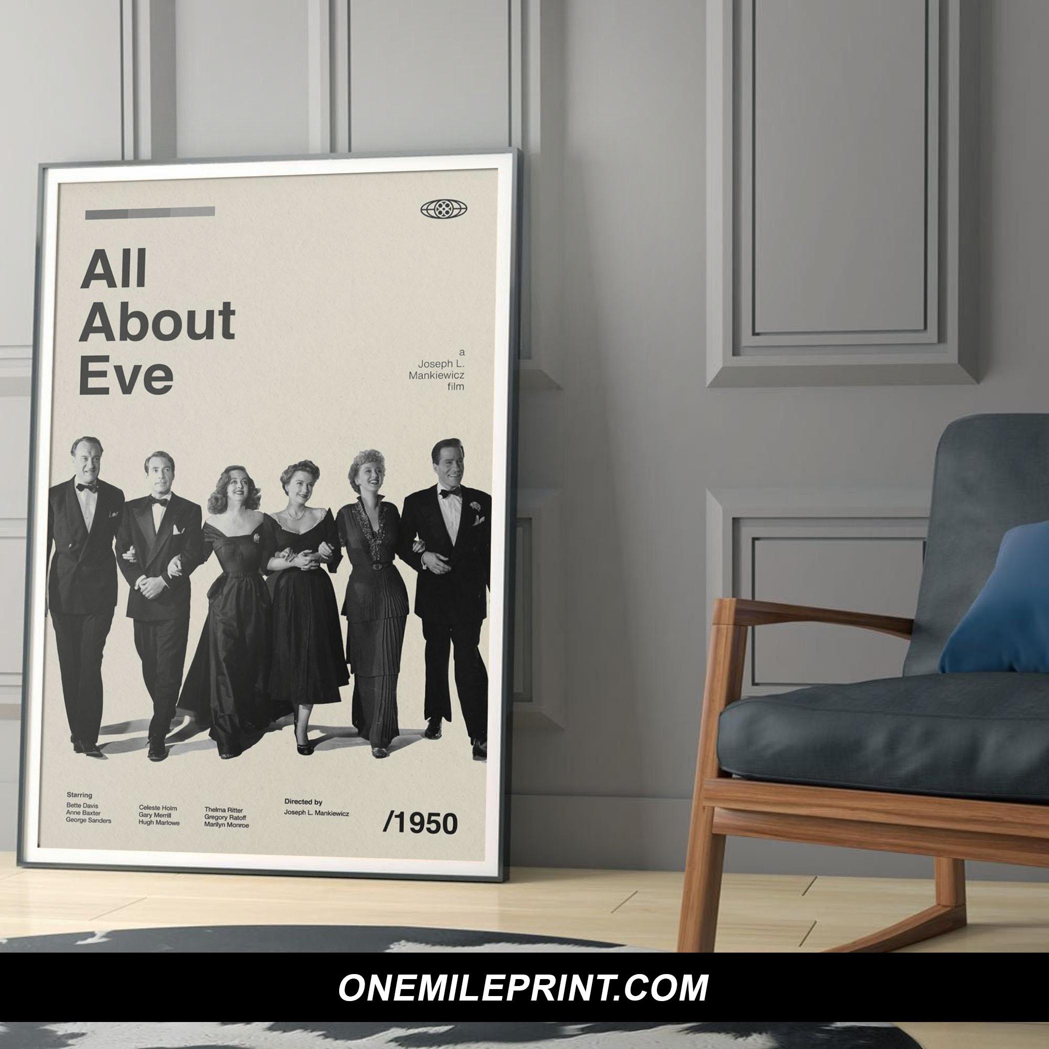 Midcentury All About Eve Movie Poster