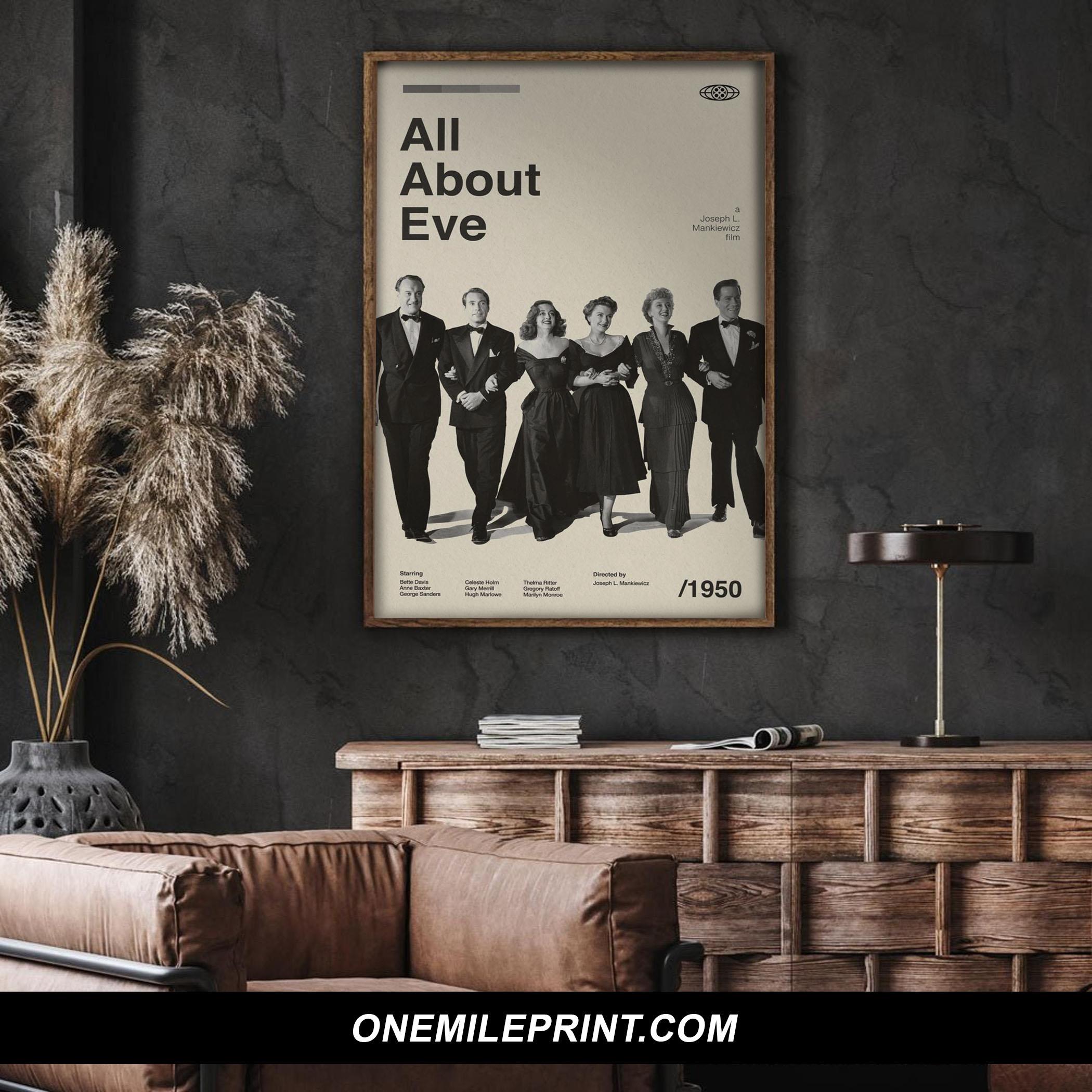 Midcentury All About Eve Movie Poster