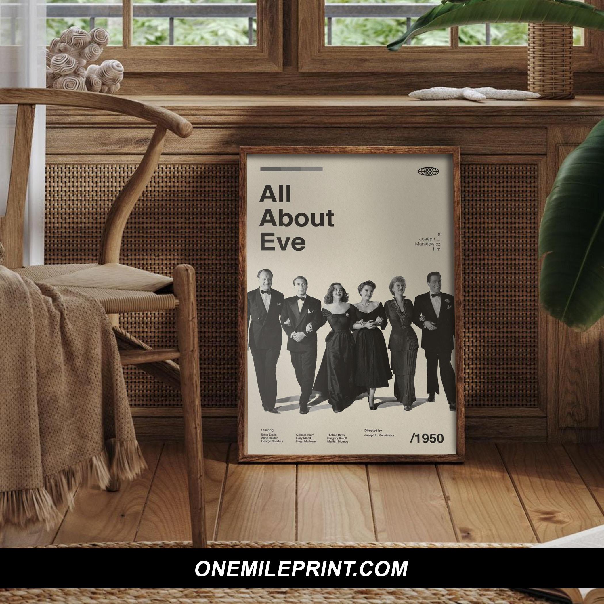 Midcentury All About Eve Movie Poster