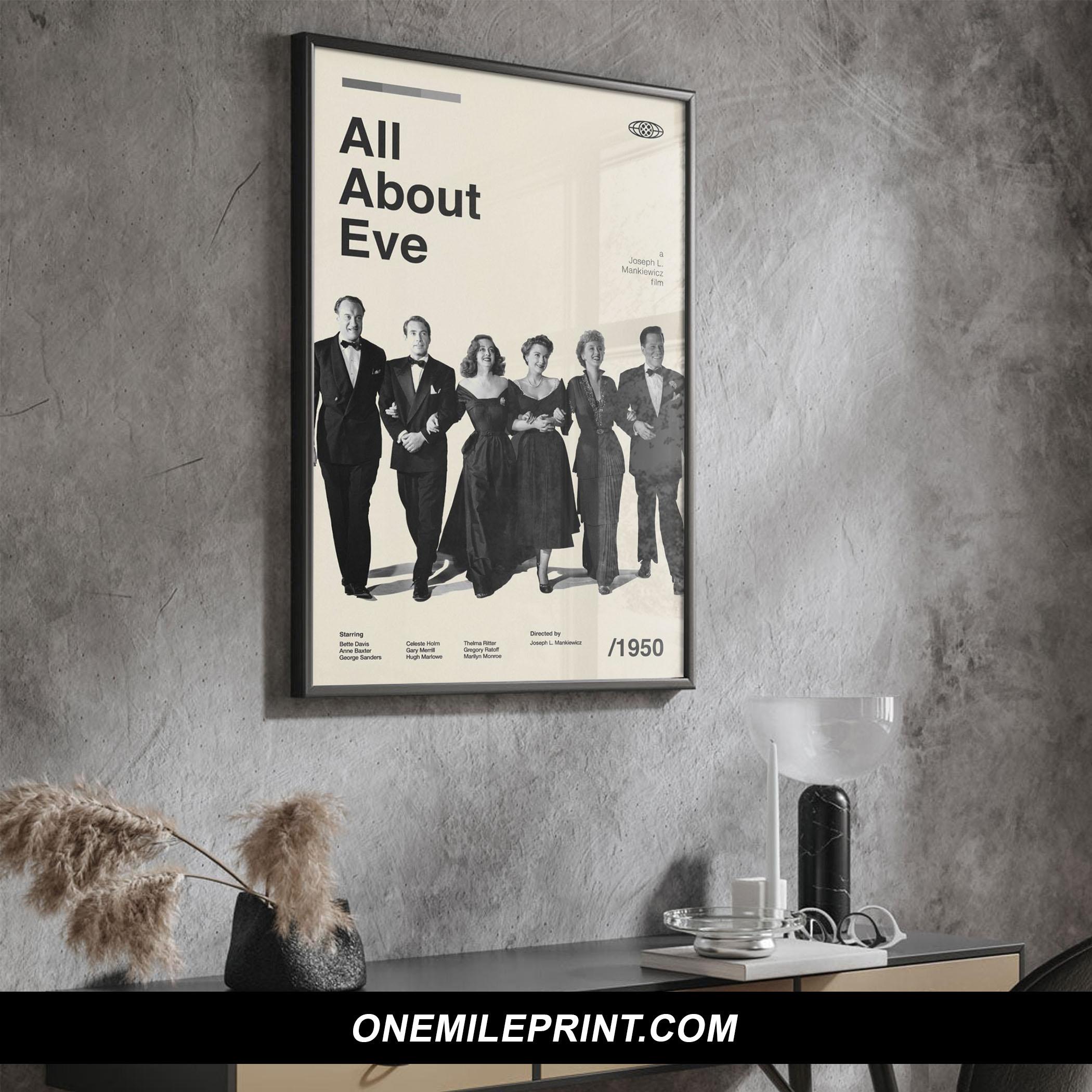 Midcentury All About Eve Movie Poster