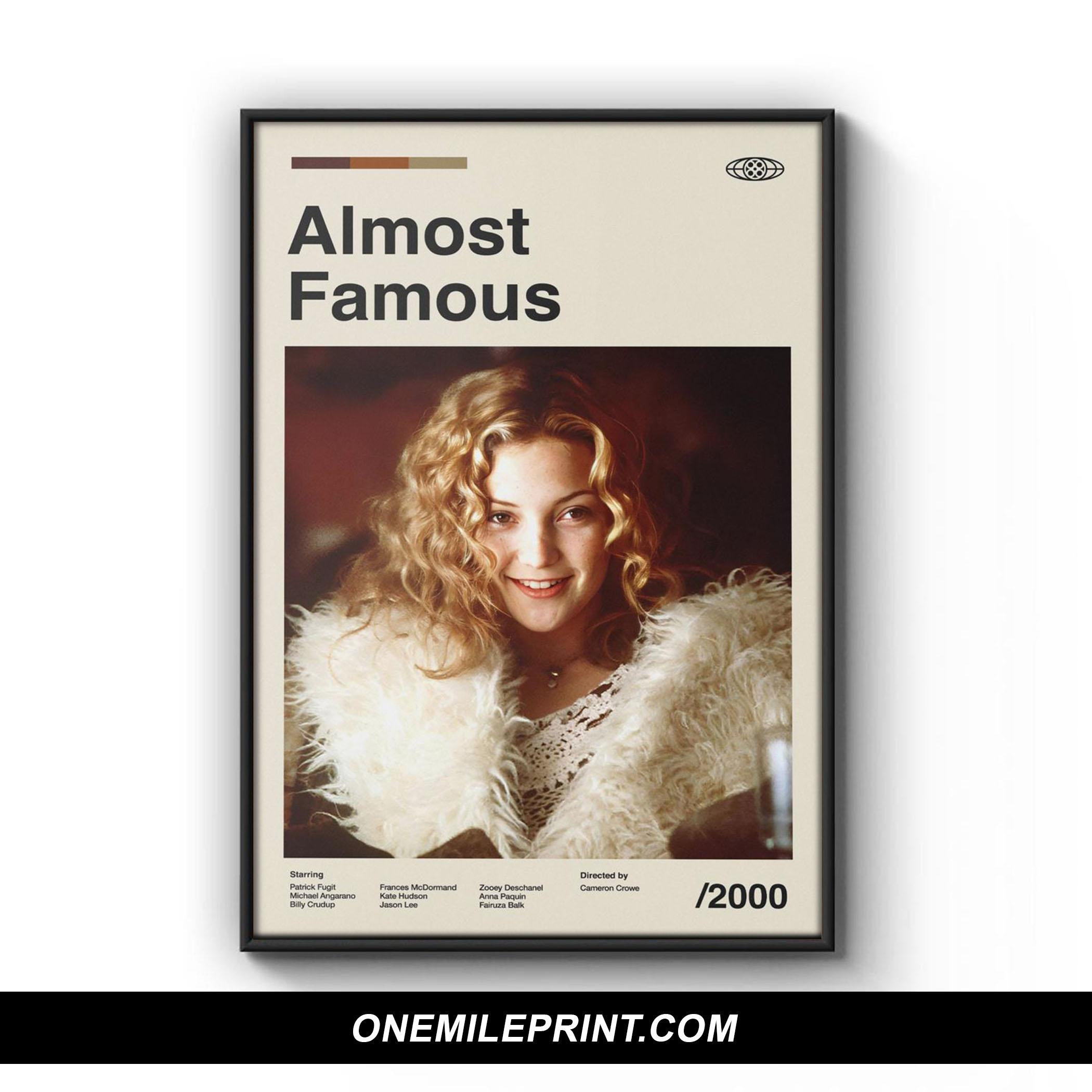 Midcentury Almost Famous Movie Poster