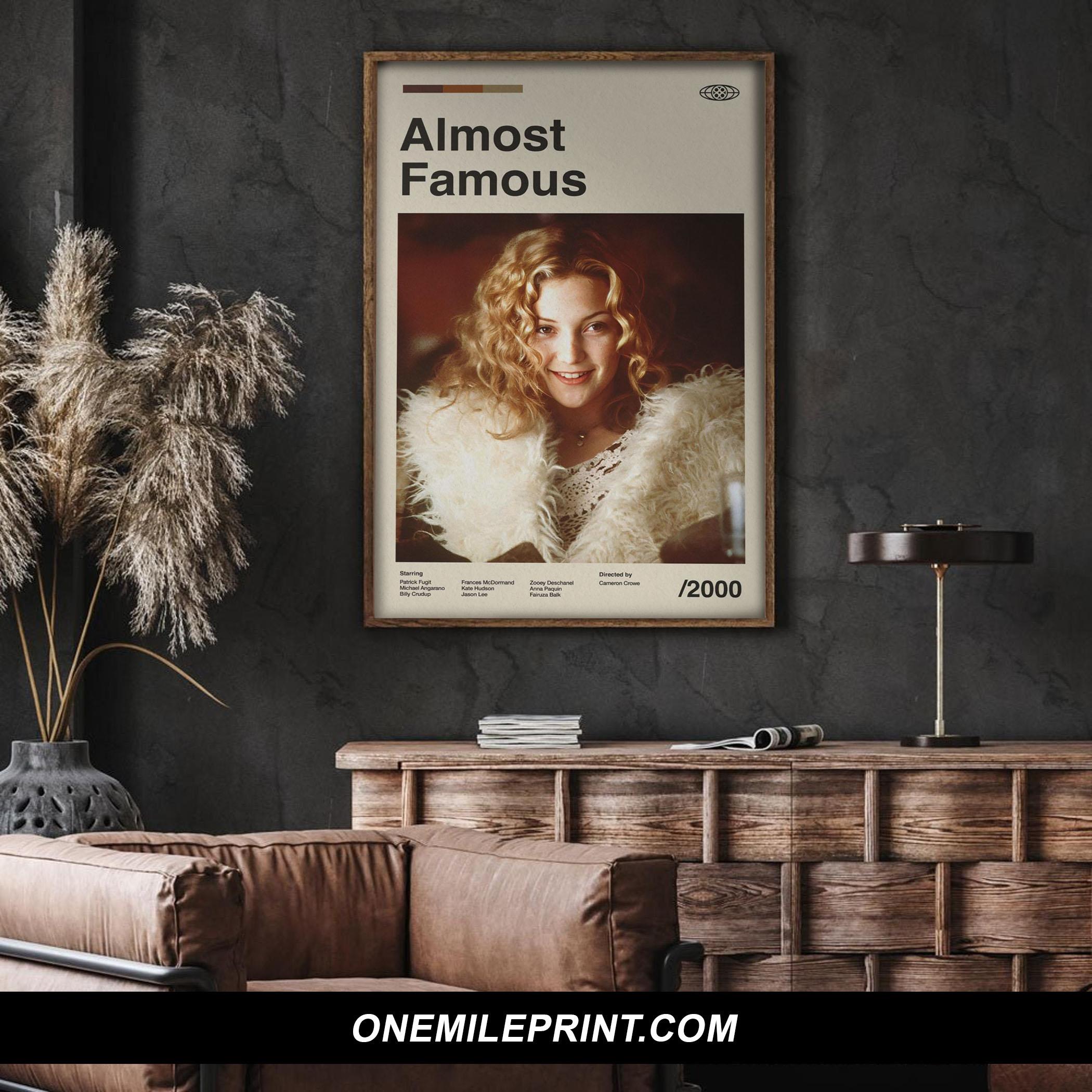 Midcentury Almost Famous Movie Poster