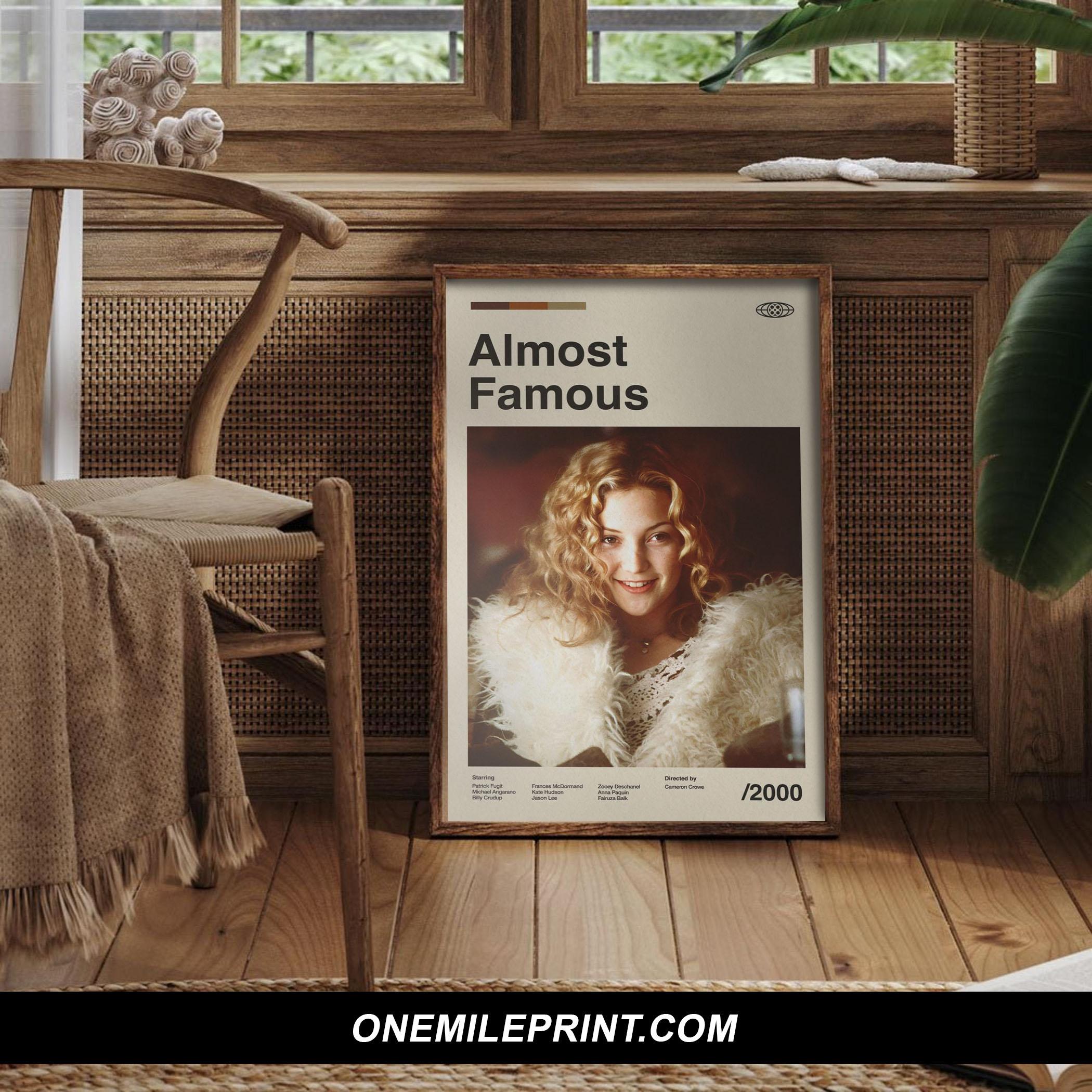 Midcentury Almost Famous Movie Poster