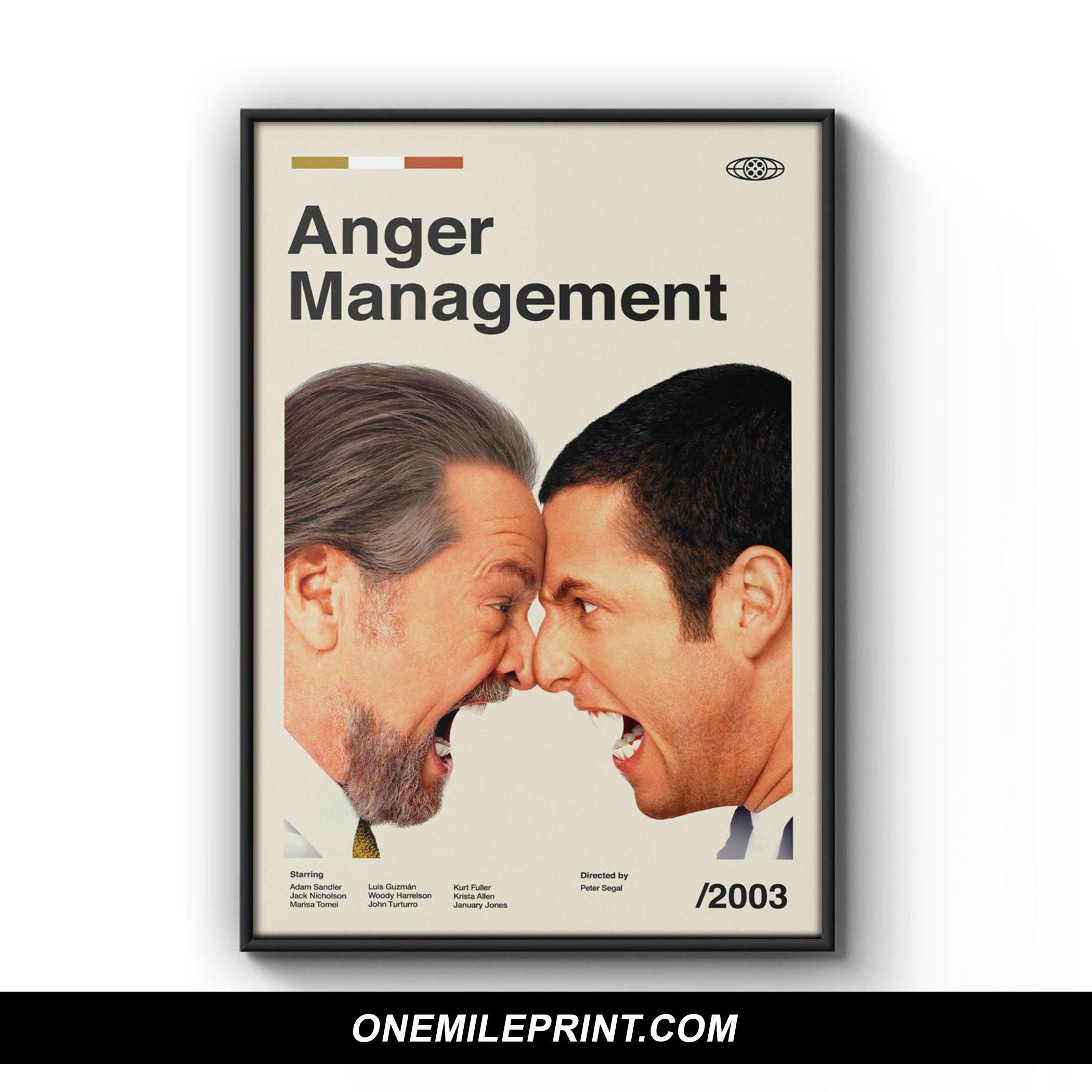 Midcentury Anger Management Movie Poster