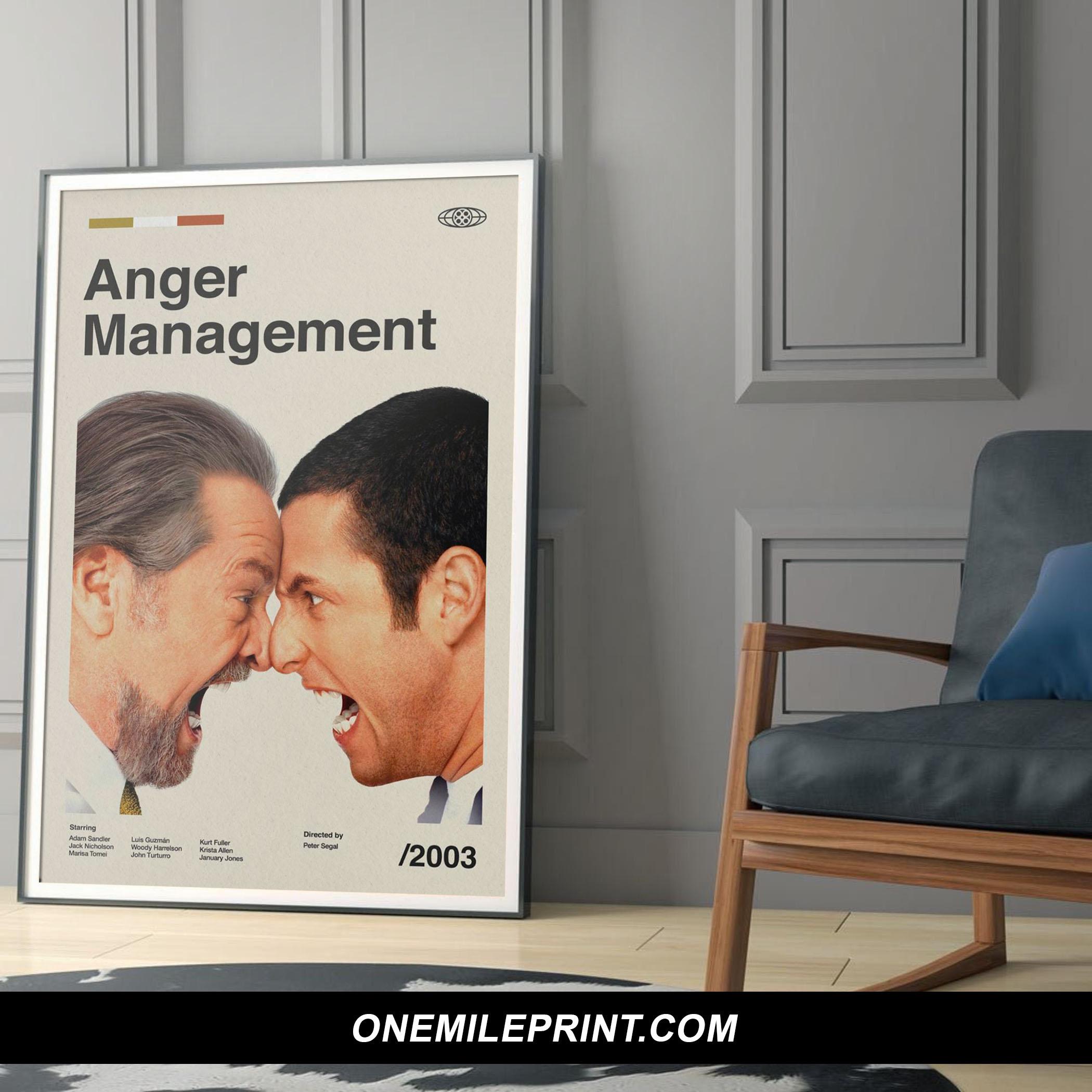 Midcentury Anger Management Movie Poster