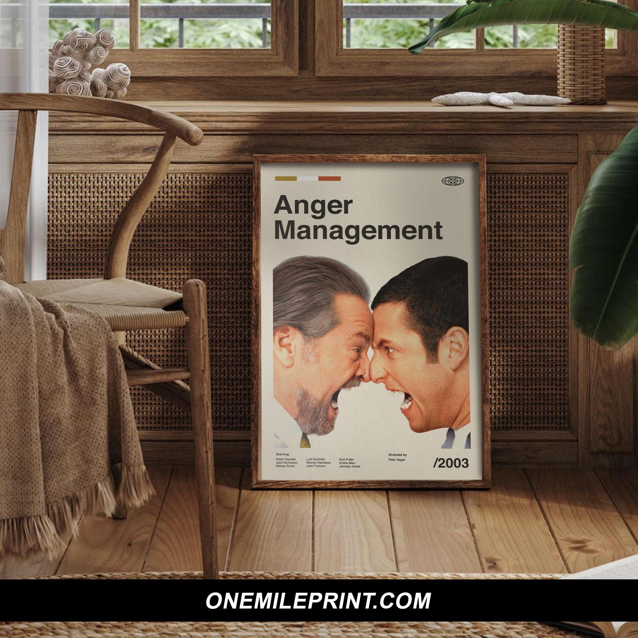 Midcentury Anger Management Movie Poster