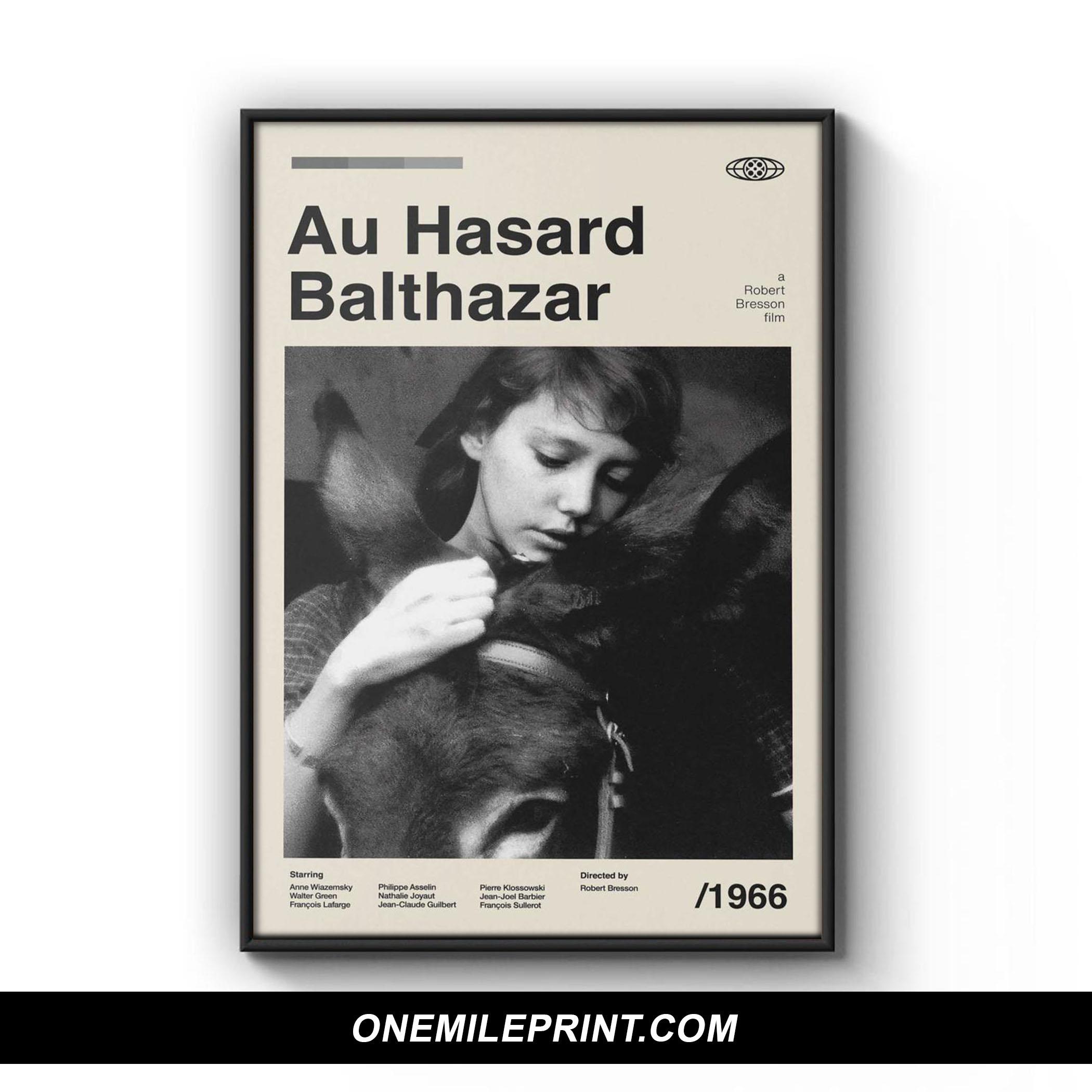 Midcentury Au Hasard Balthazar Movie Poster