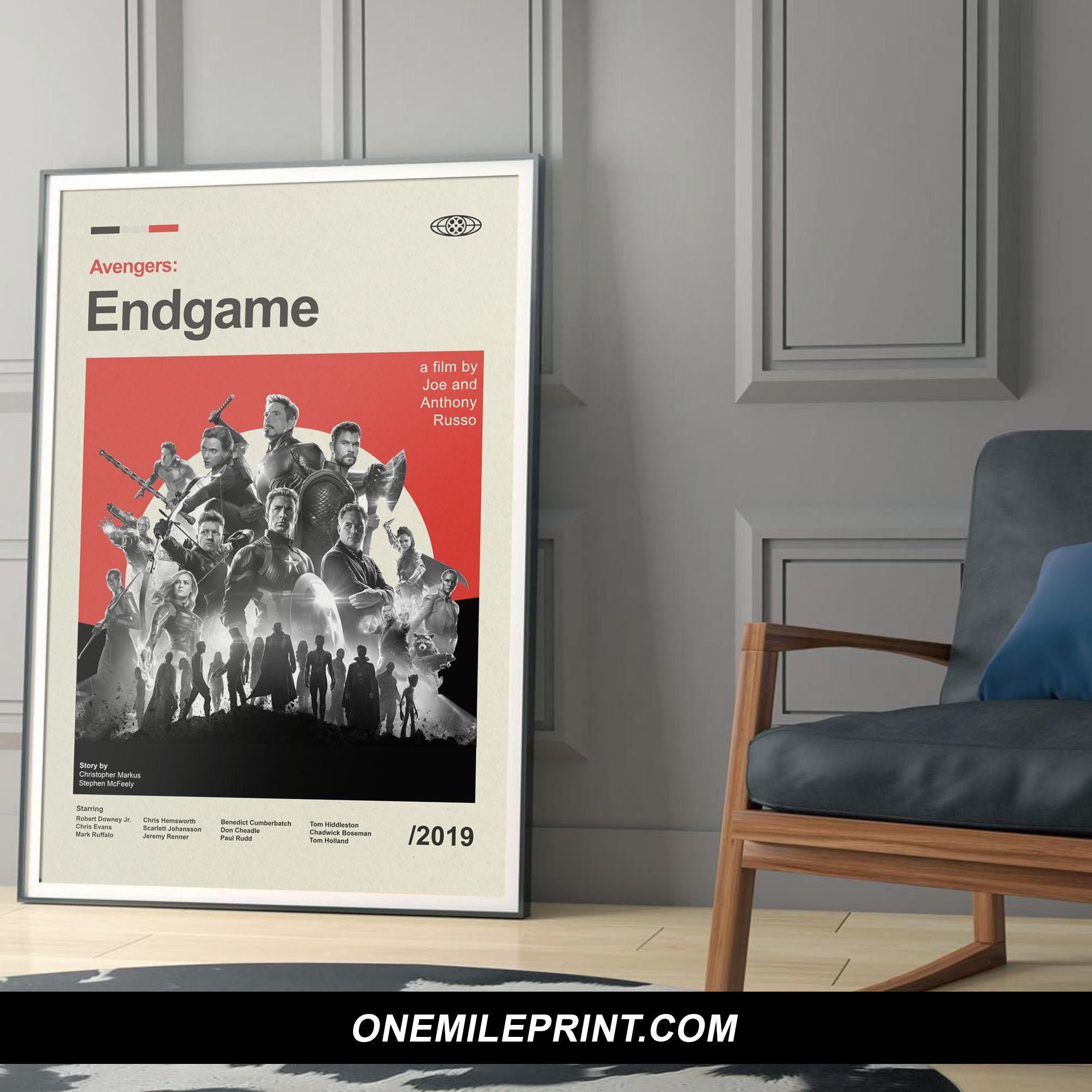 Mid Century Avengers: Endgame Movie Poster