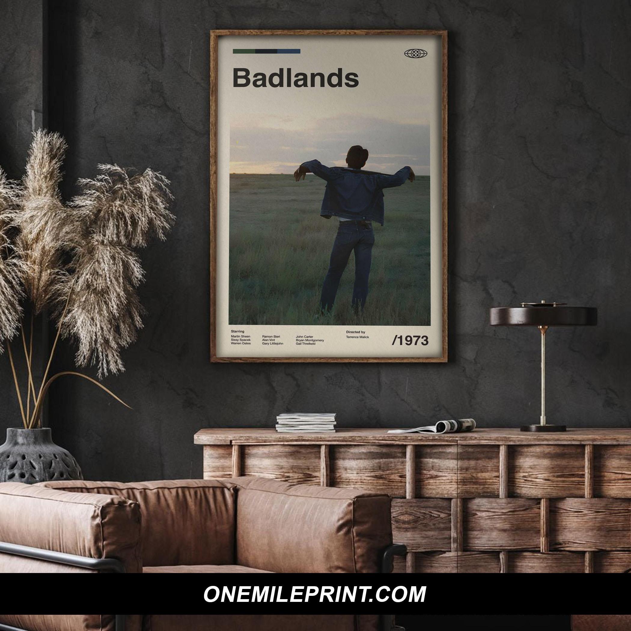 Midcentury Badlands Movie Poster