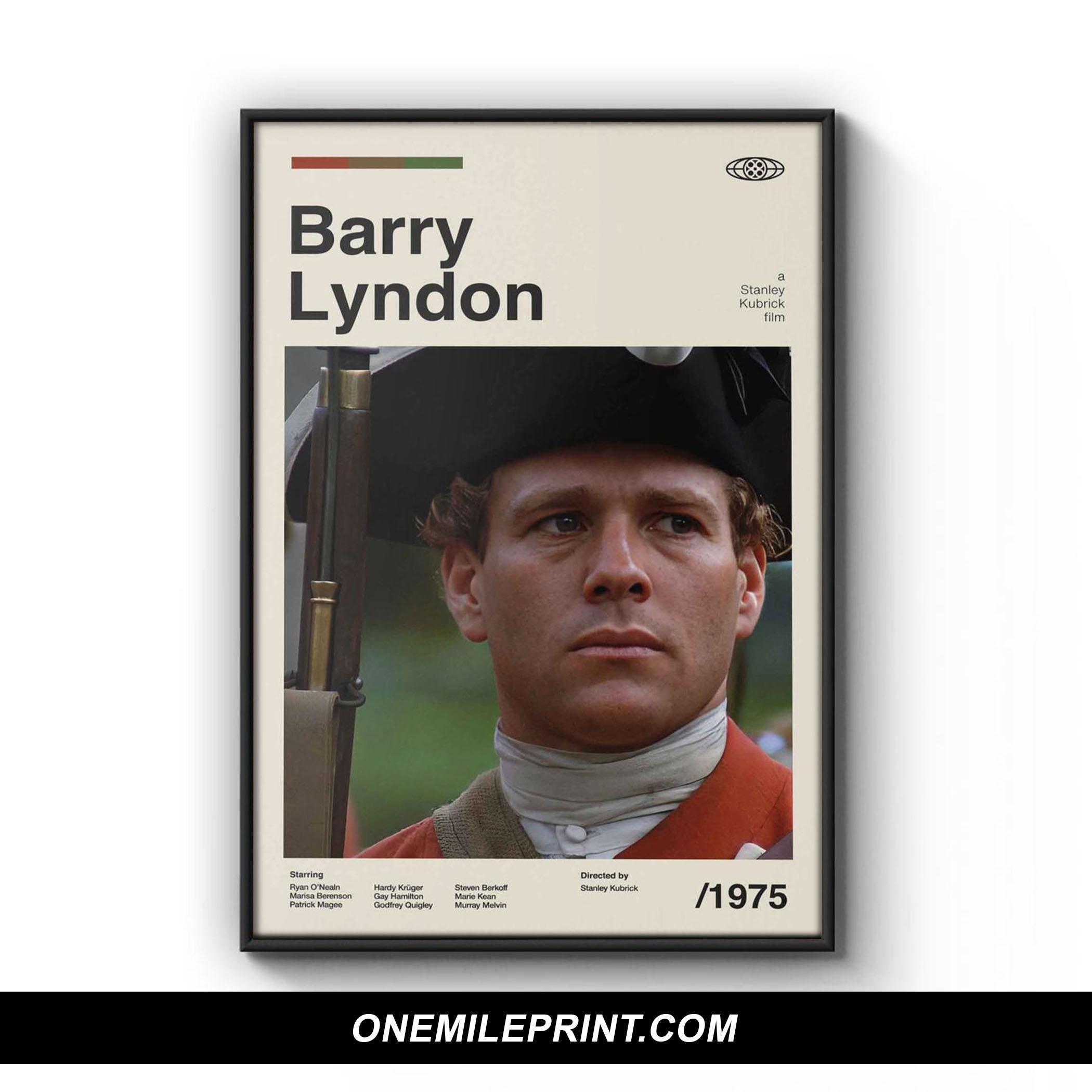 Midcentury Barry Lyndon Movie Poster