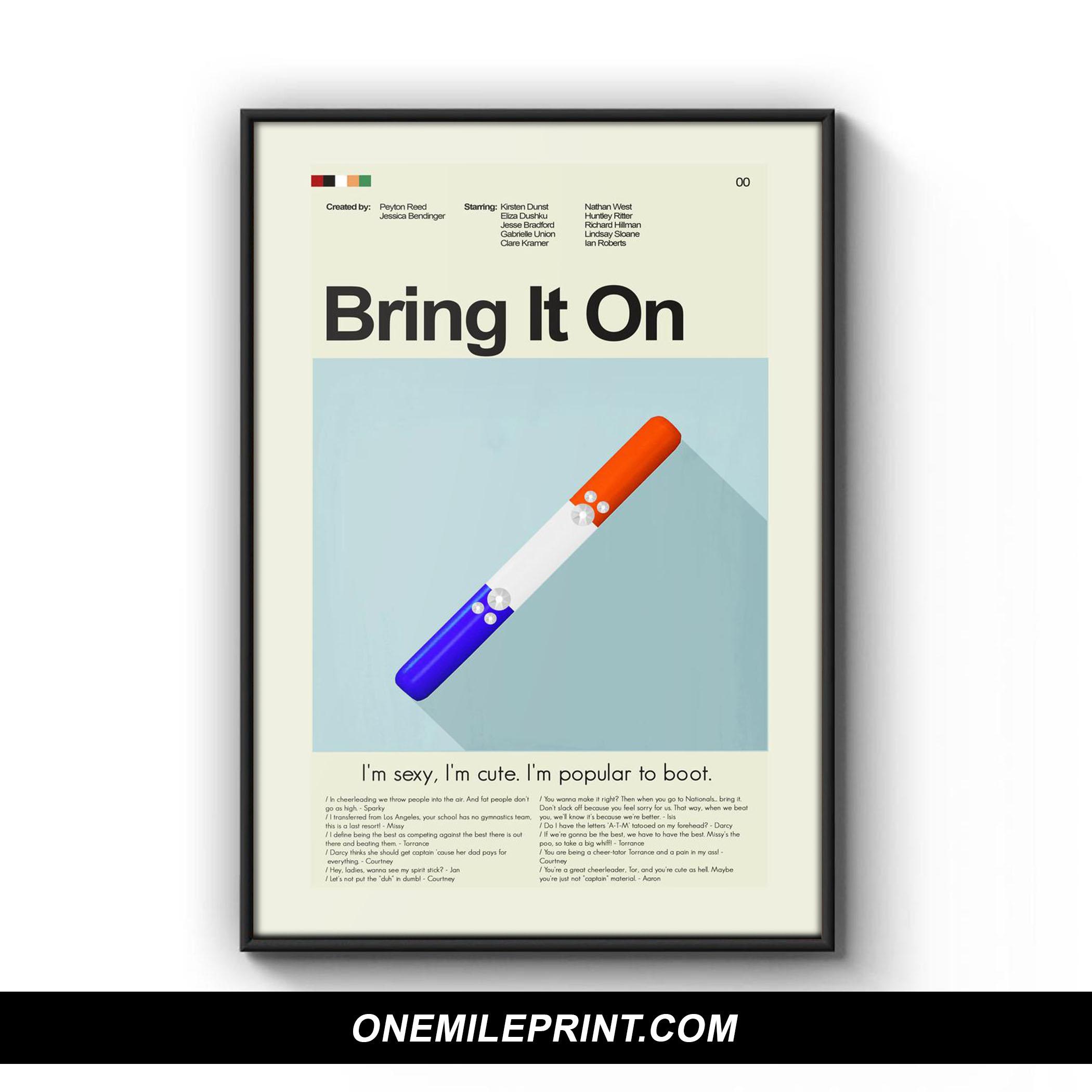 Mid Century Modern Bring It On Movie Poster
