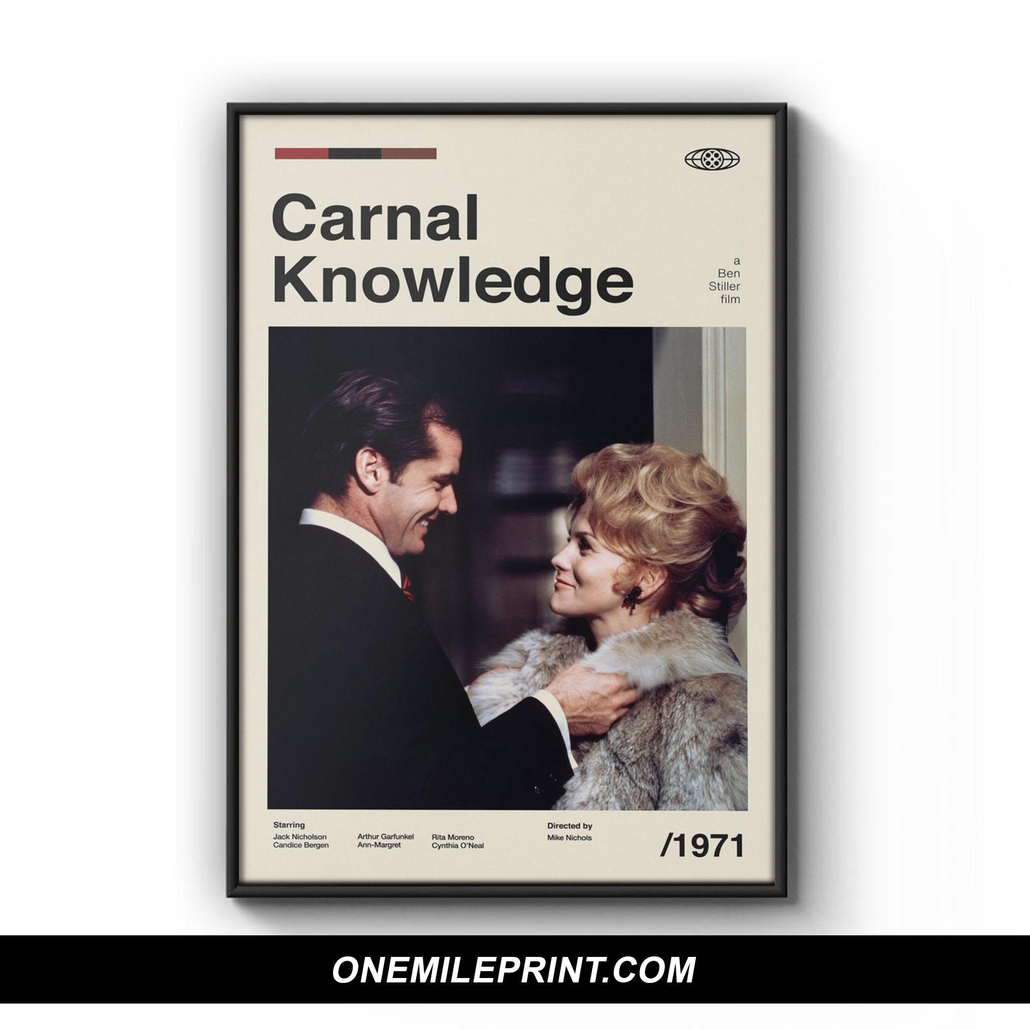 Midcentury Carnal Knowledge Movie Poster