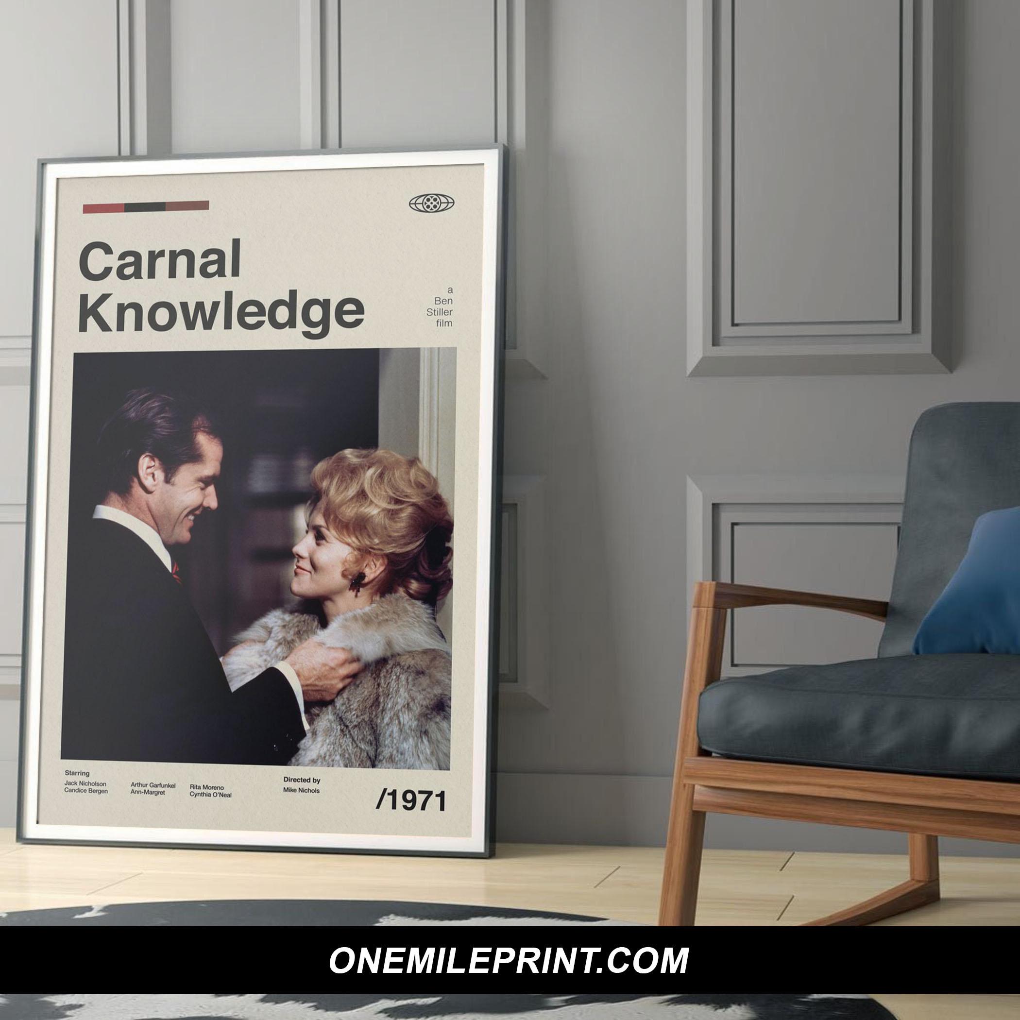 Midcentury Carnal Knowledge Movie Poster