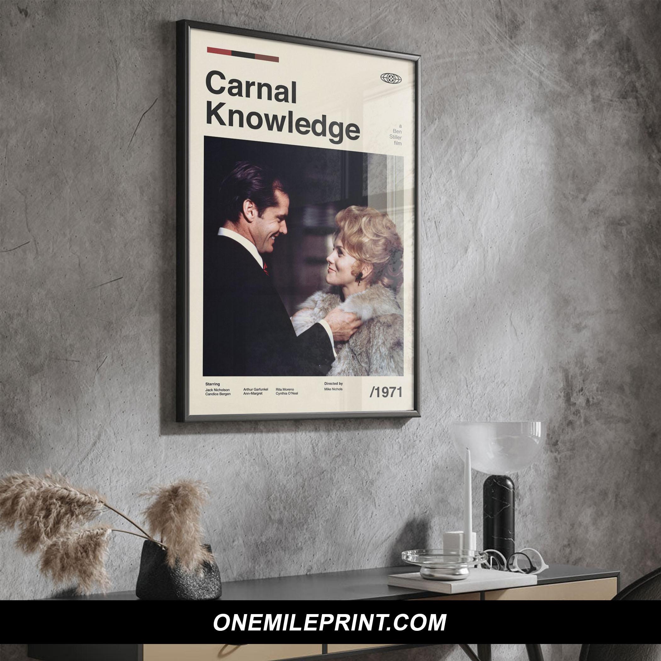 Midcentury Carnal Knowledge Movie Poster