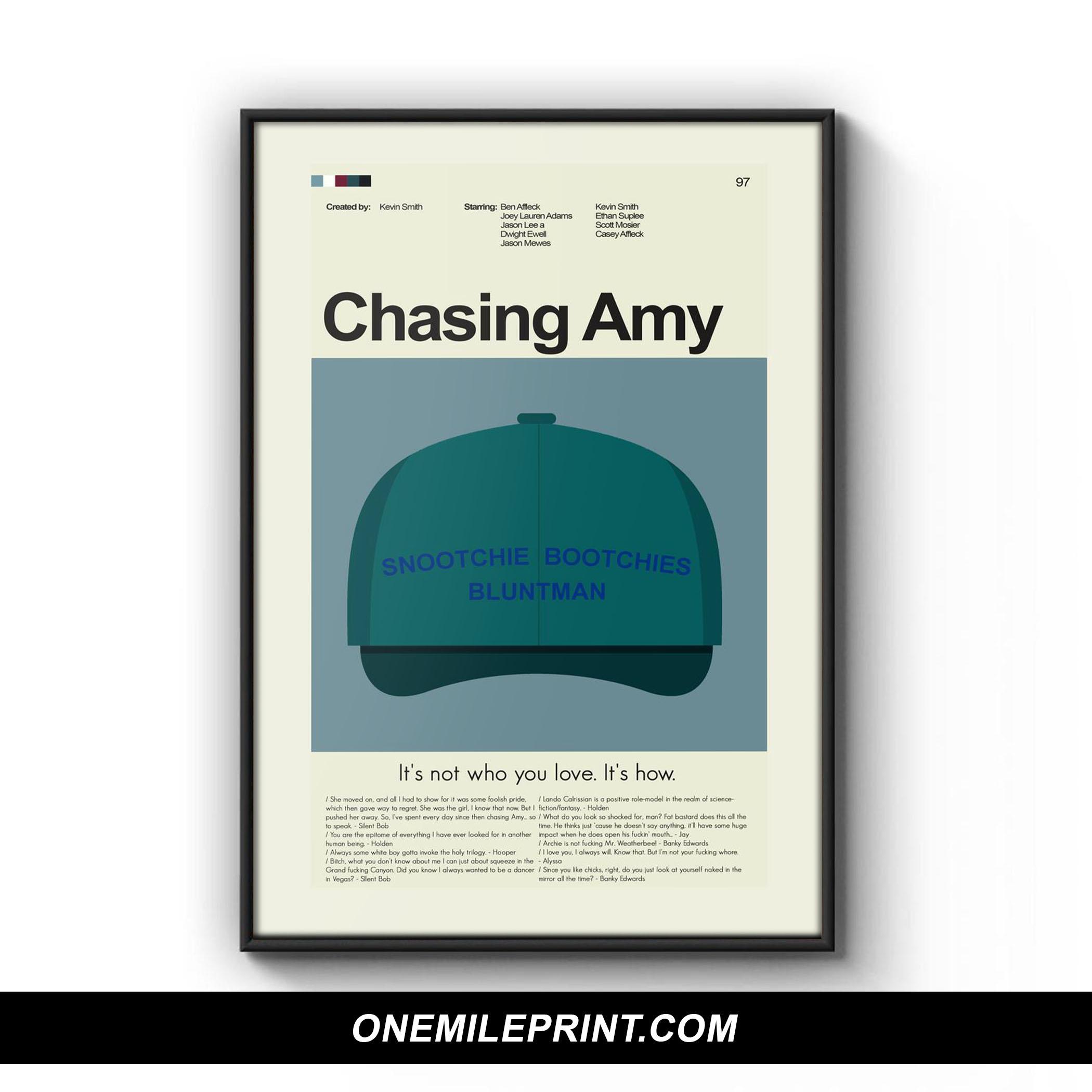 Mid Century Modern Chasing Amy Movie Poster