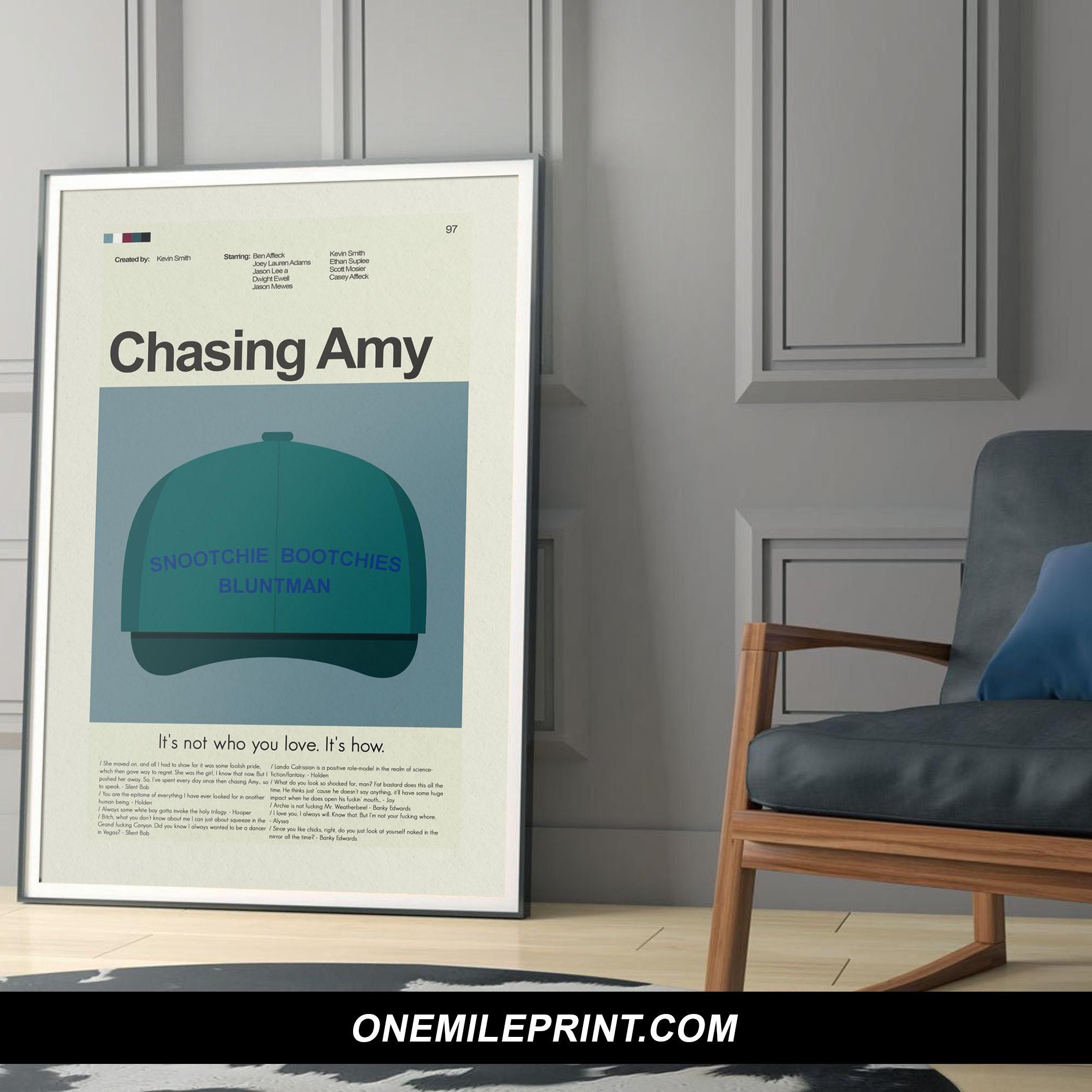 Mid Century Modern Chasing Amy Movie Poster