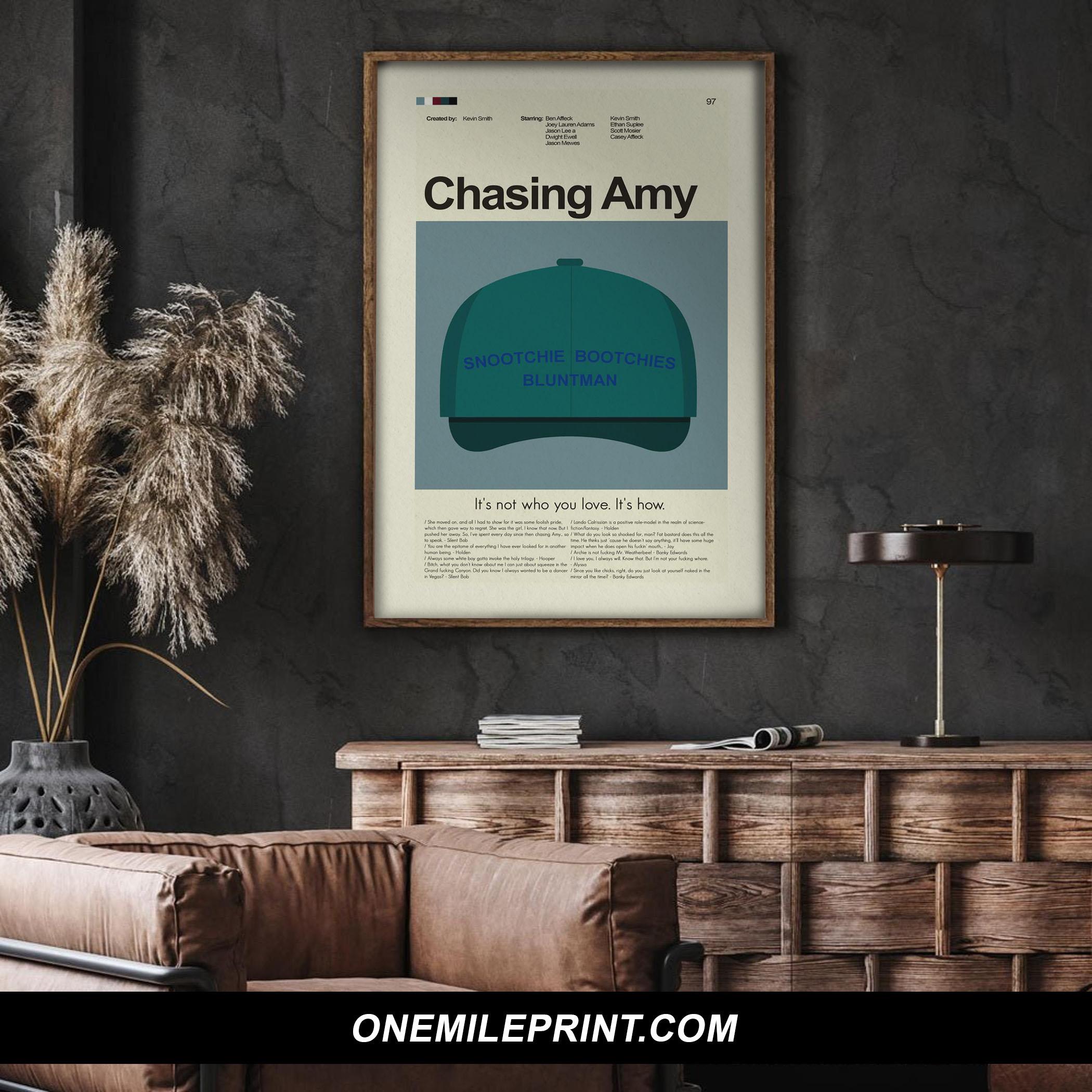 Mid Century Modern Chasing Amy Movie Poster