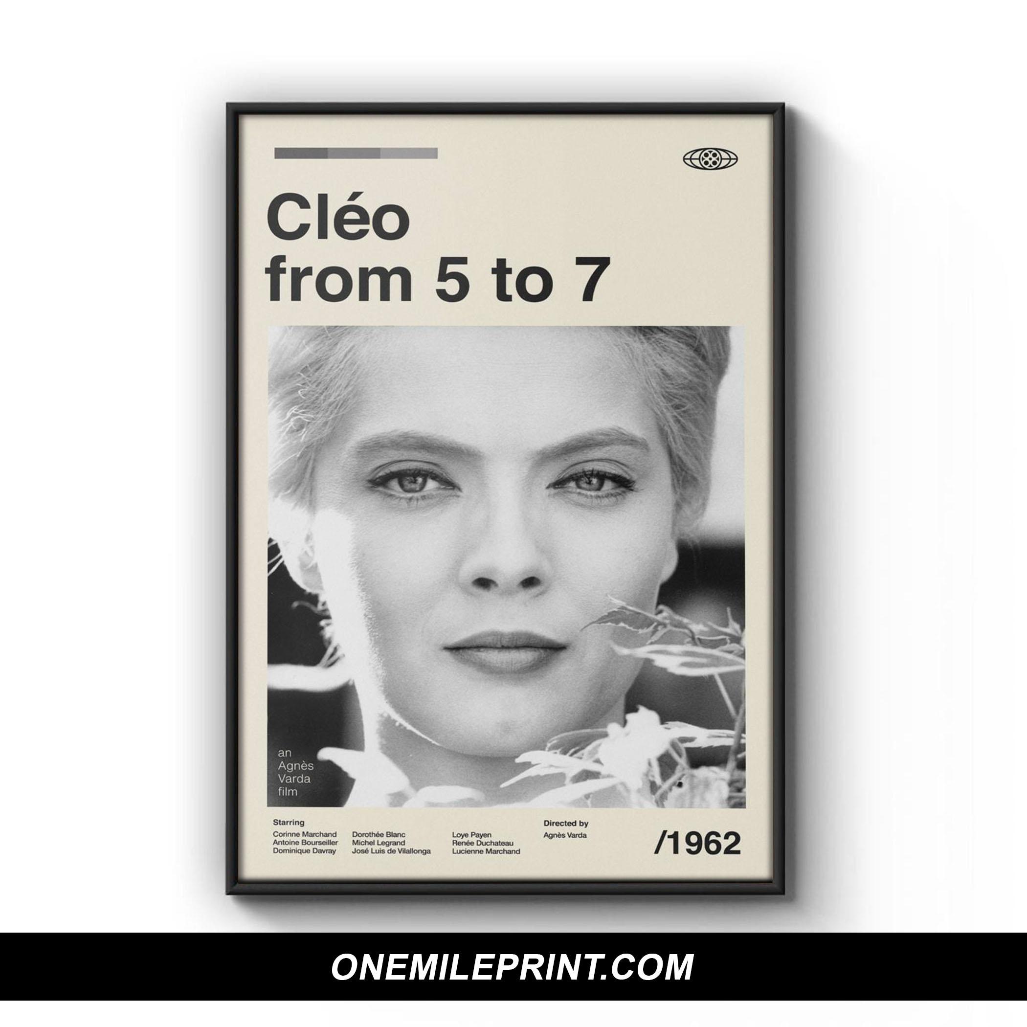 Midcentury Cléo from 5 to 7 Movie Poster