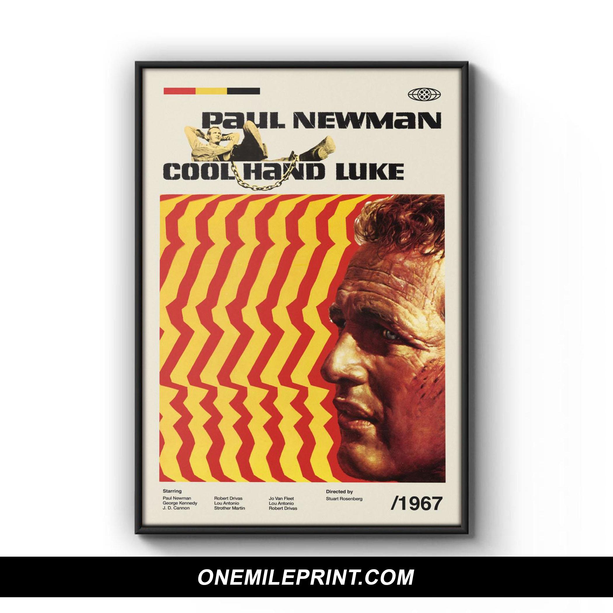 Midcentury Cool Hand Luke Movie Poster