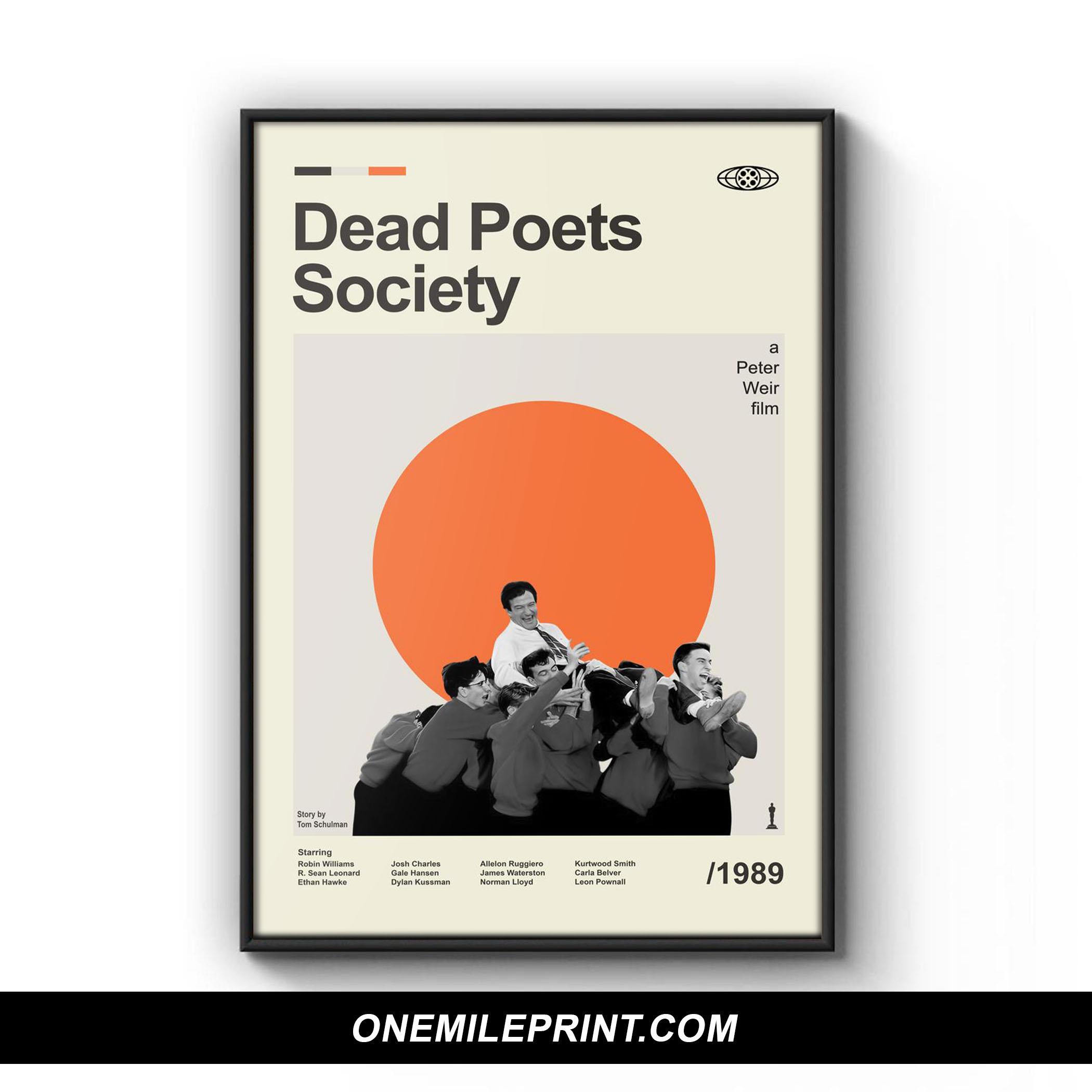 Mid Century Dead Poets Society Movie Poster