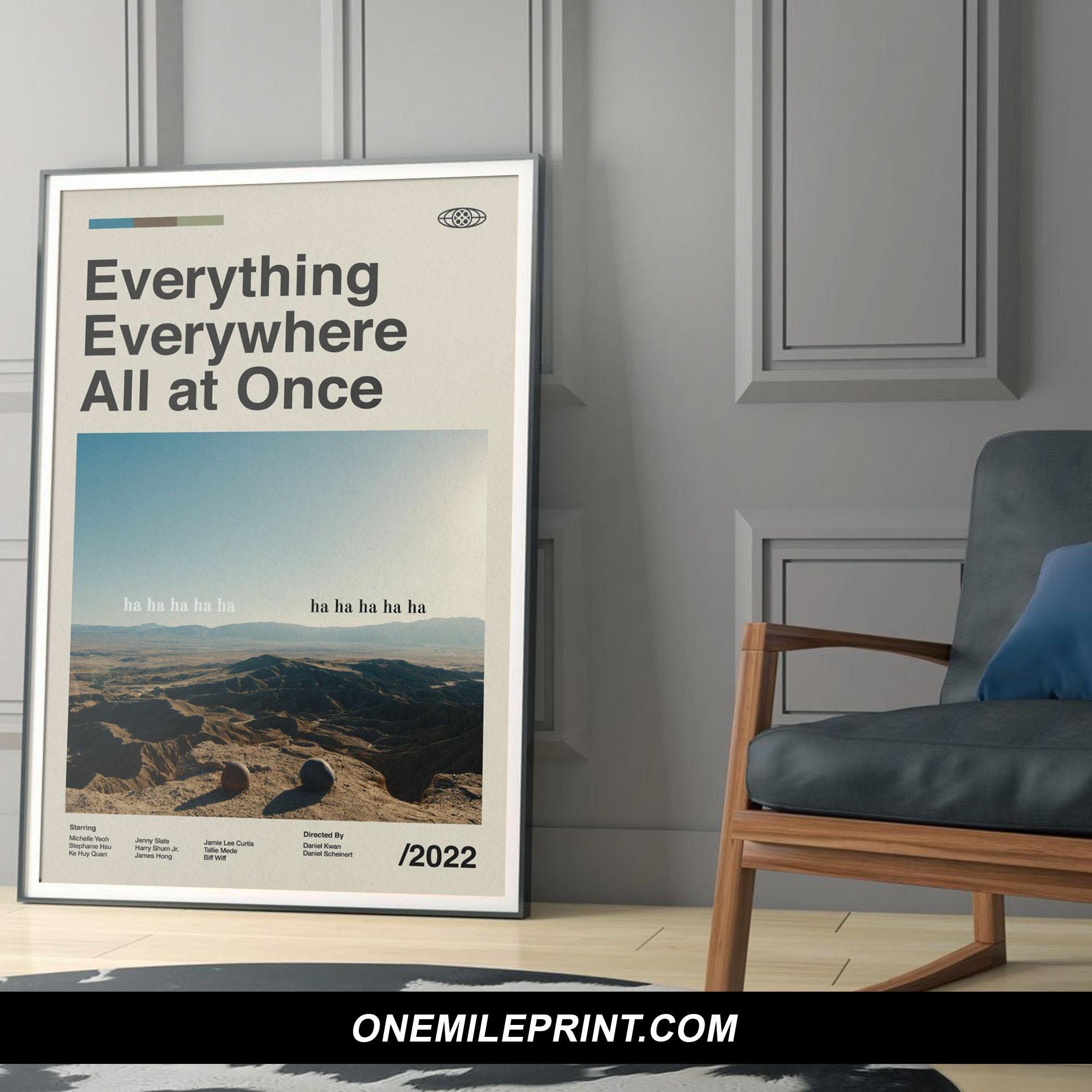 Midcentury Everything Everywhere All at Once Movie Poster