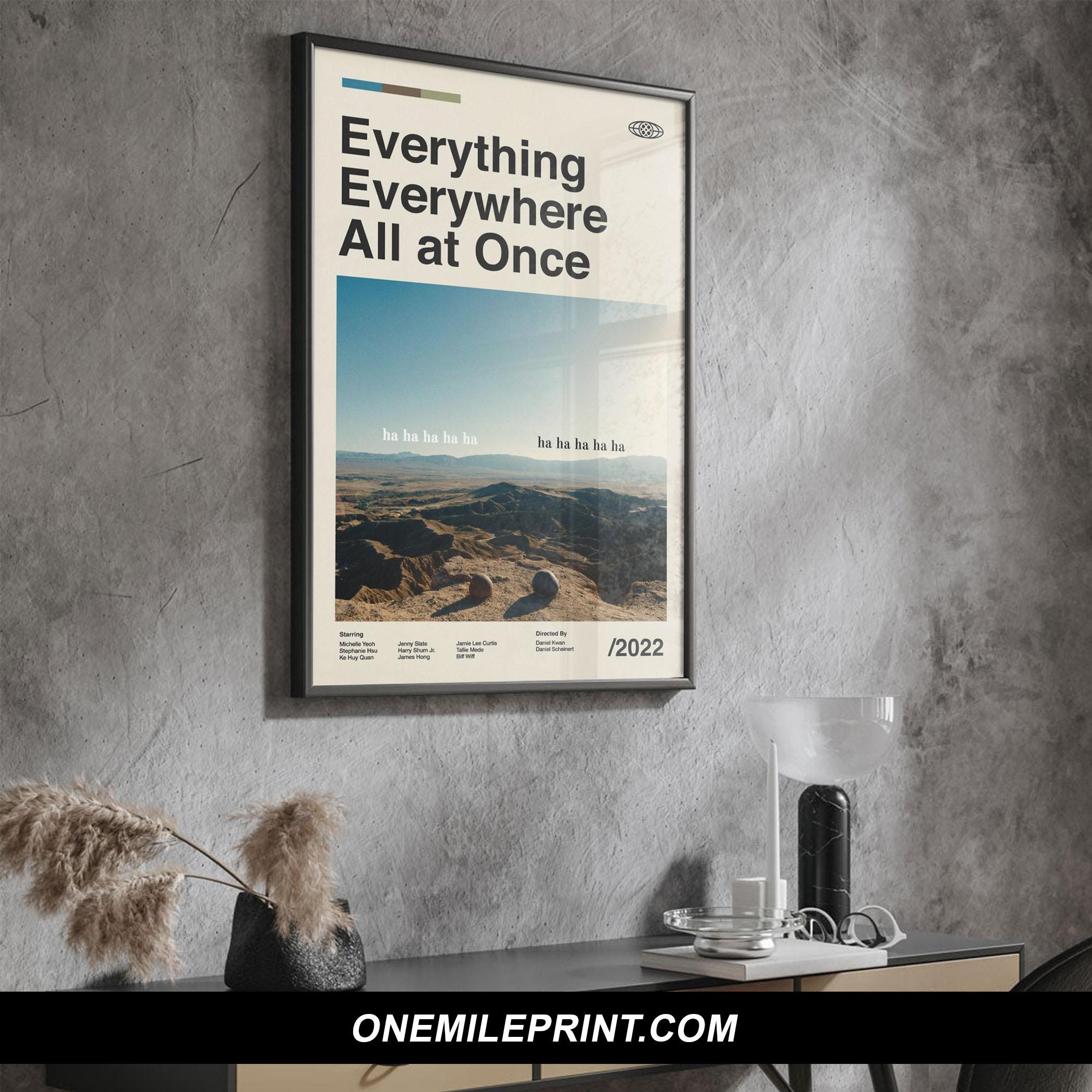 Midcentury Everything Everywhere All at Once Movie Poster