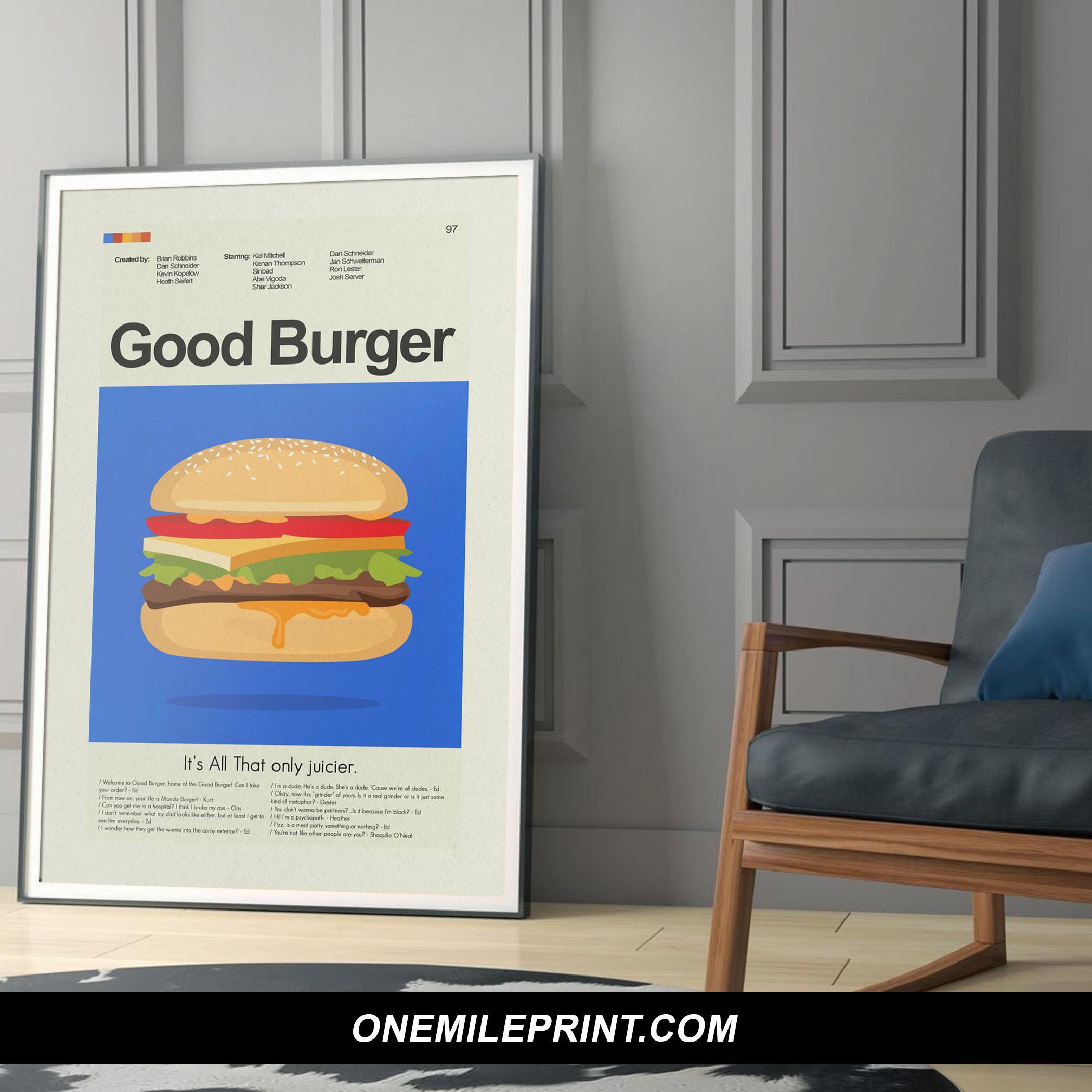 Mid Century Modern Good Burger Movie Poster