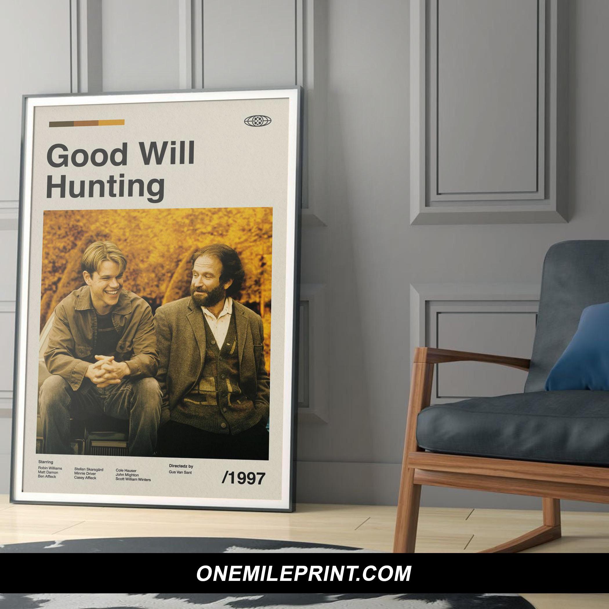 Midcentury Good Will Hunting Movie Poster