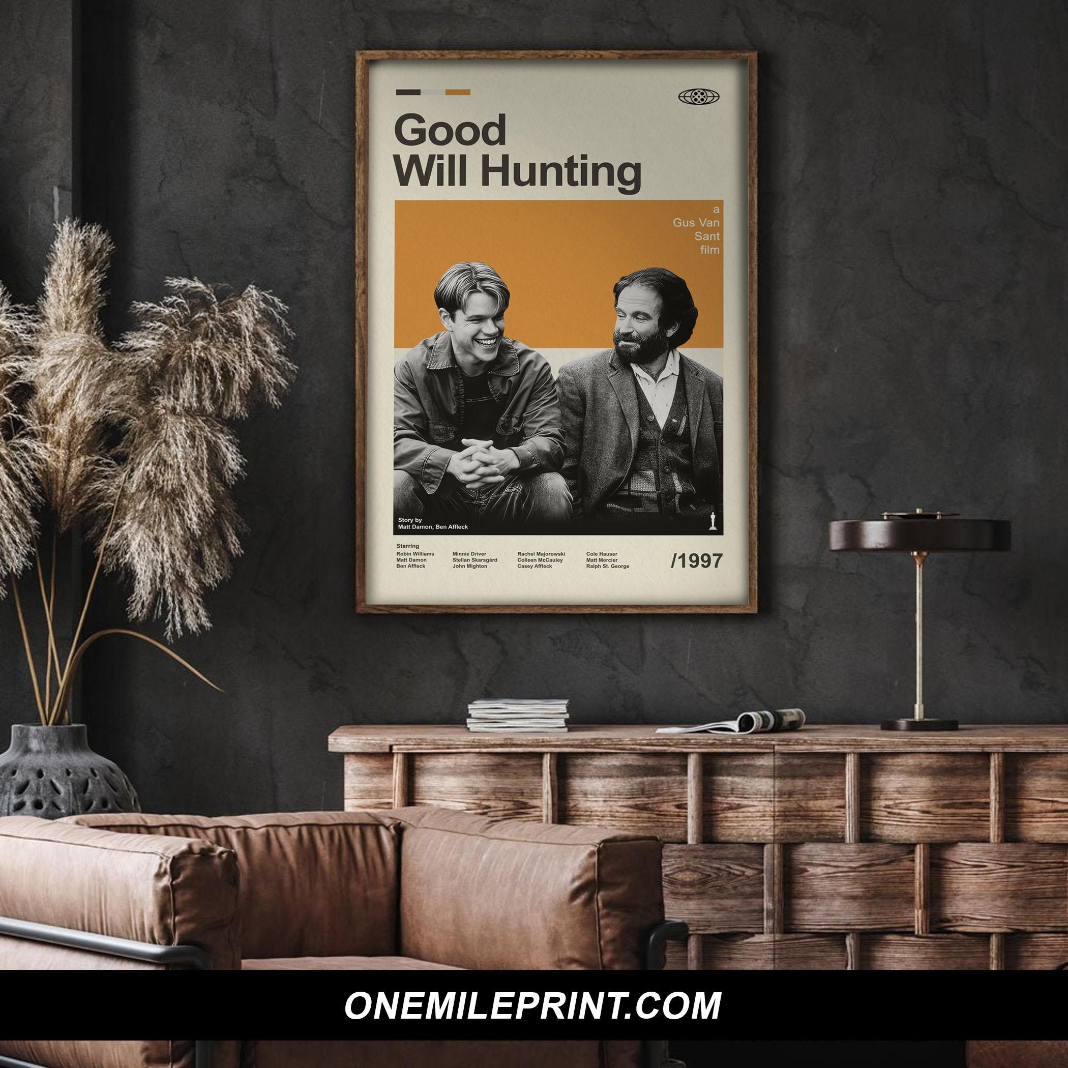 Mid Century Good Will Hunting Movie Poster