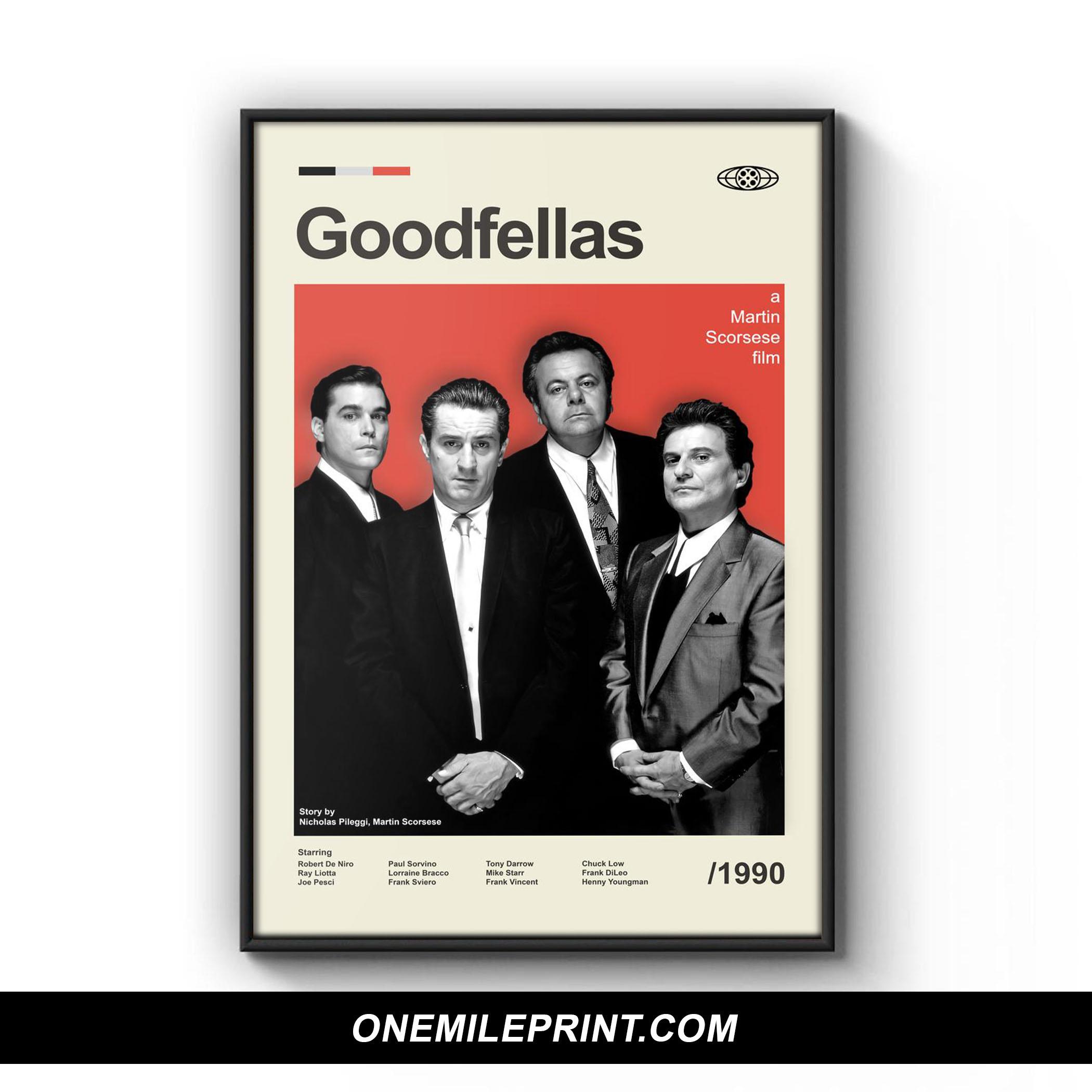 Mid Century GoodFellas Movie Poster