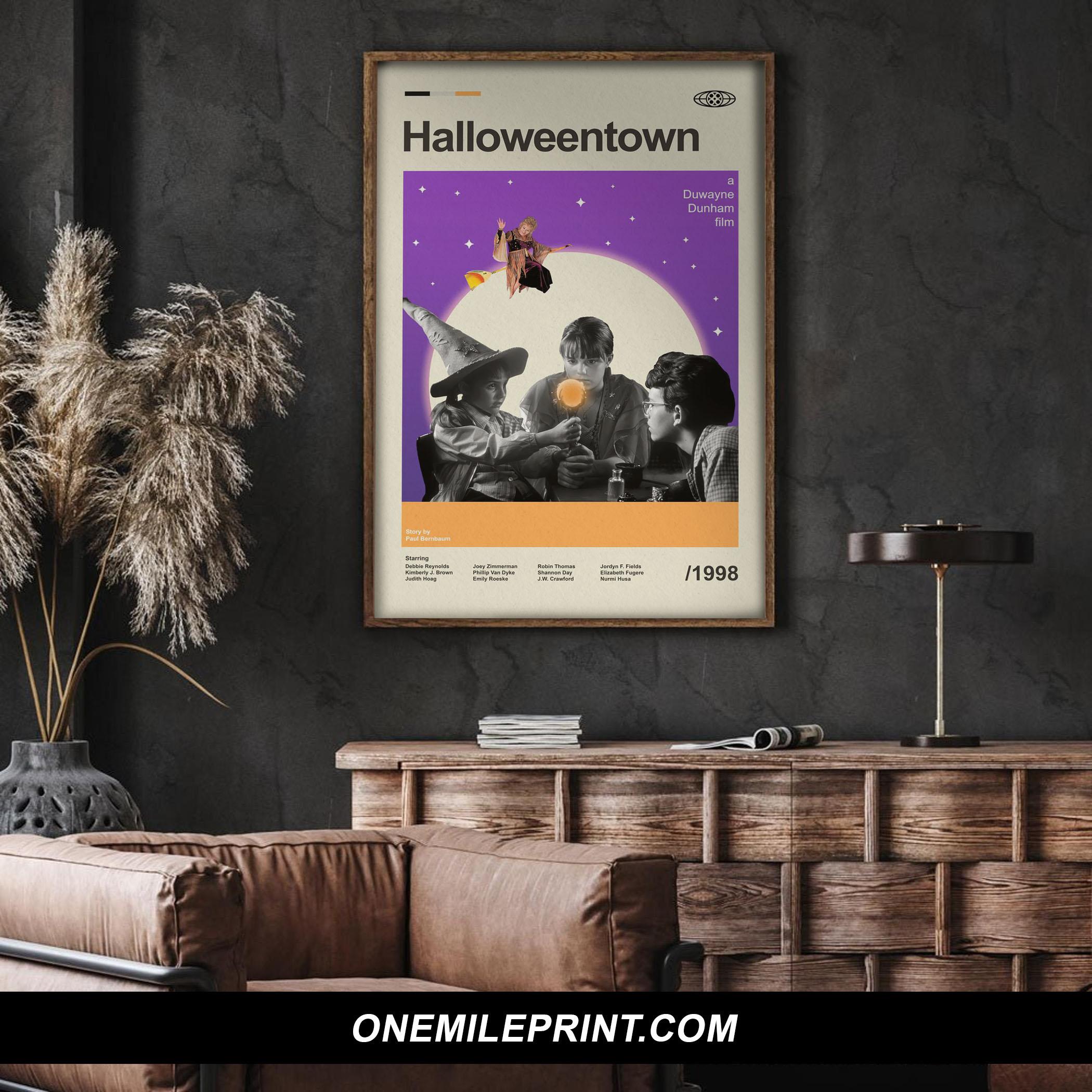 Mid Century Halloweentown Movie Poster