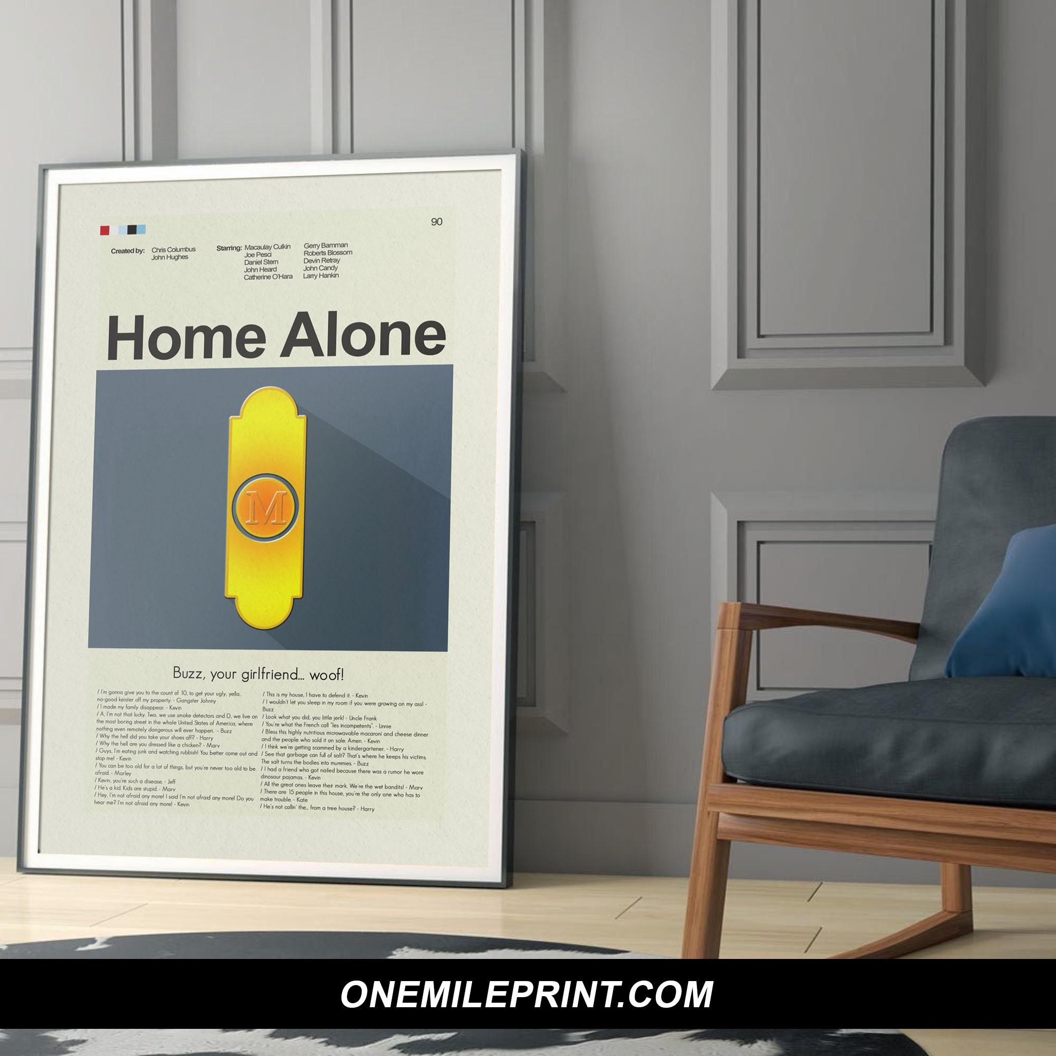 Mid Century Modern Home Alone 2: Lost in New York Movie Poster