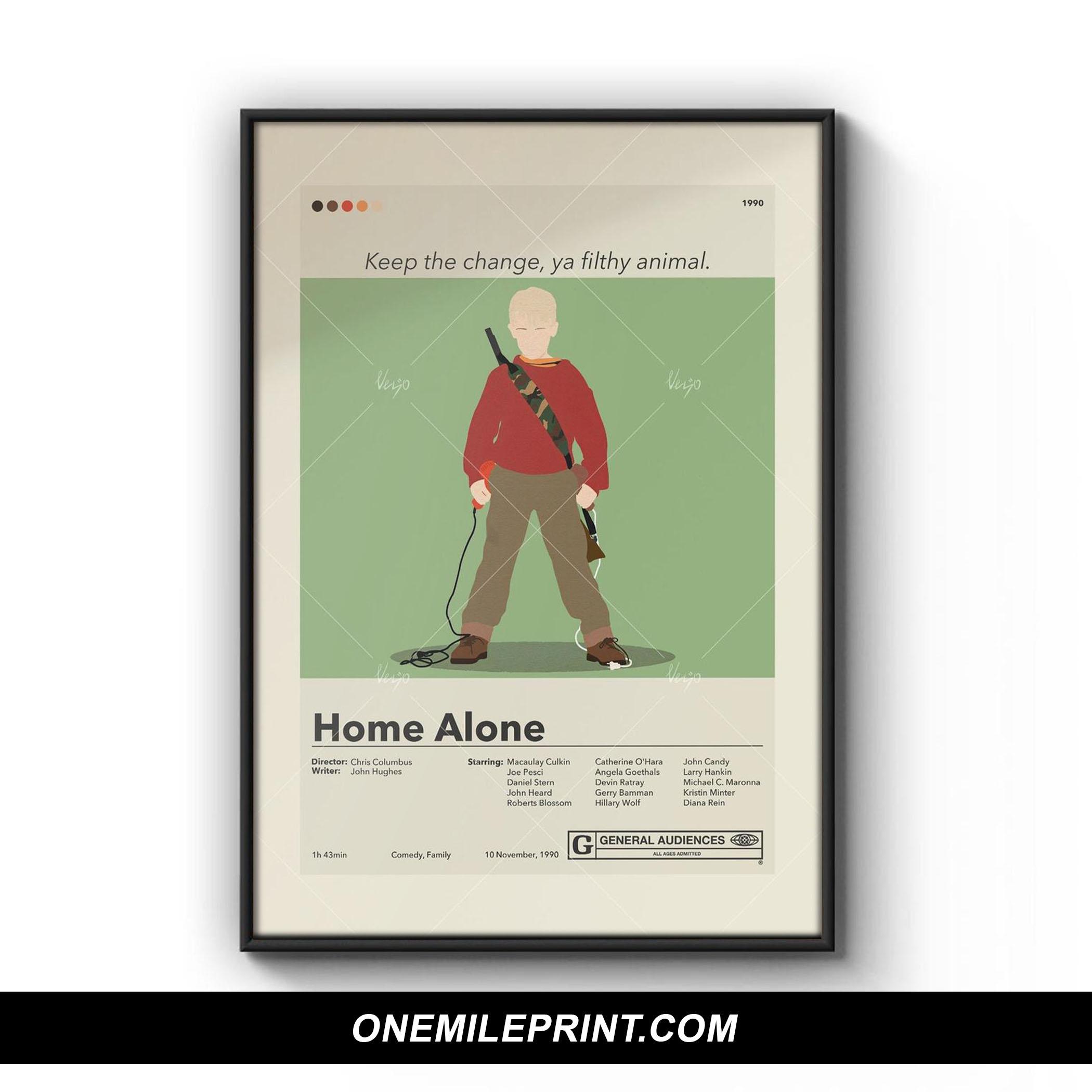 Minimalist Home Alone 4 Movie Poster