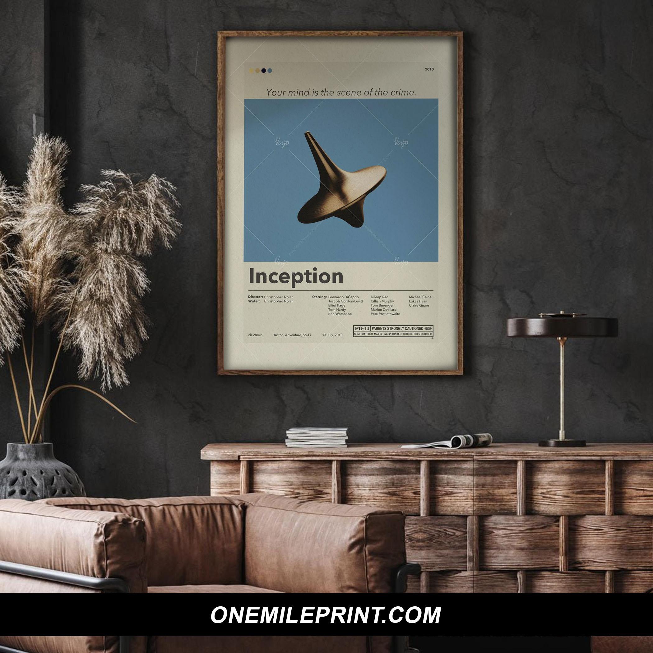 Minimalist Inception Movie Poster