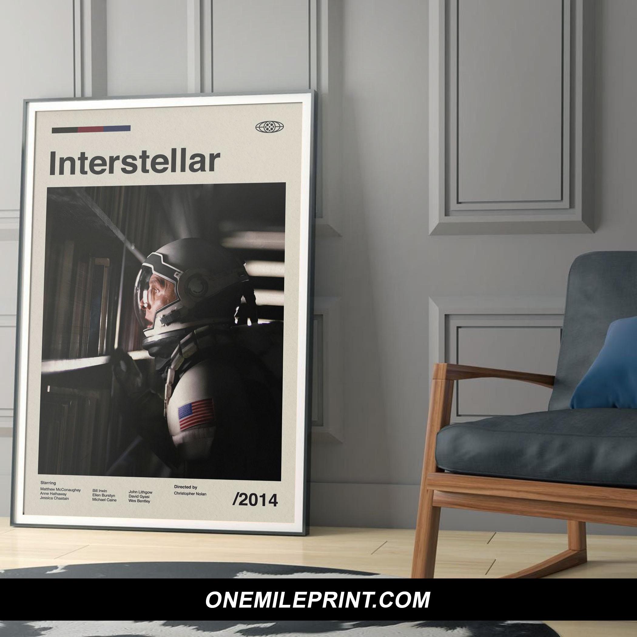 Midcentury Interstellar Movie Poster