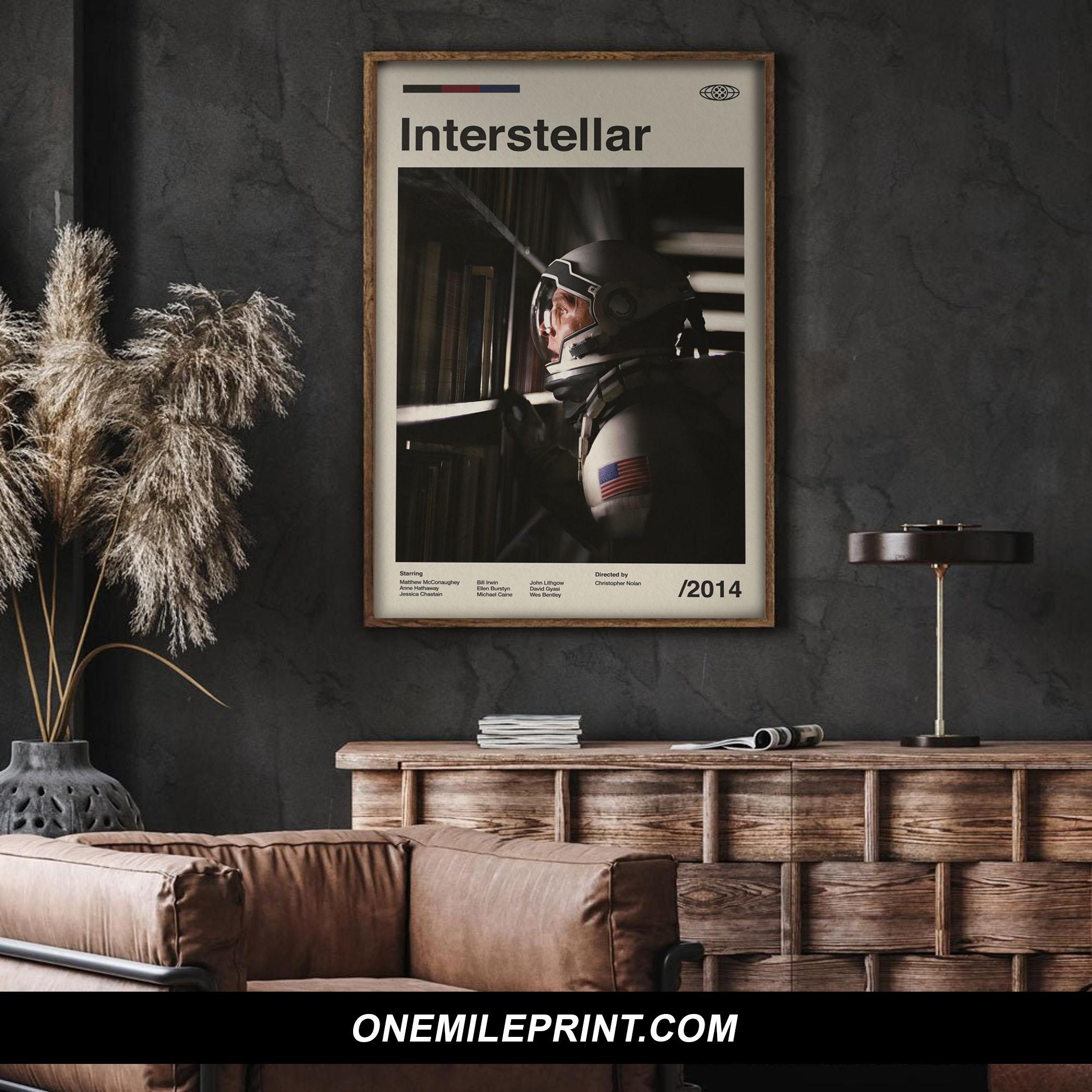 Midcentury Interstellar Movie Poster