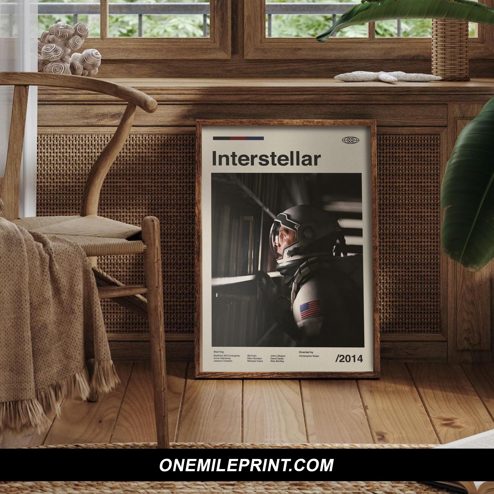 Midcentury Interstellar Movie Poster