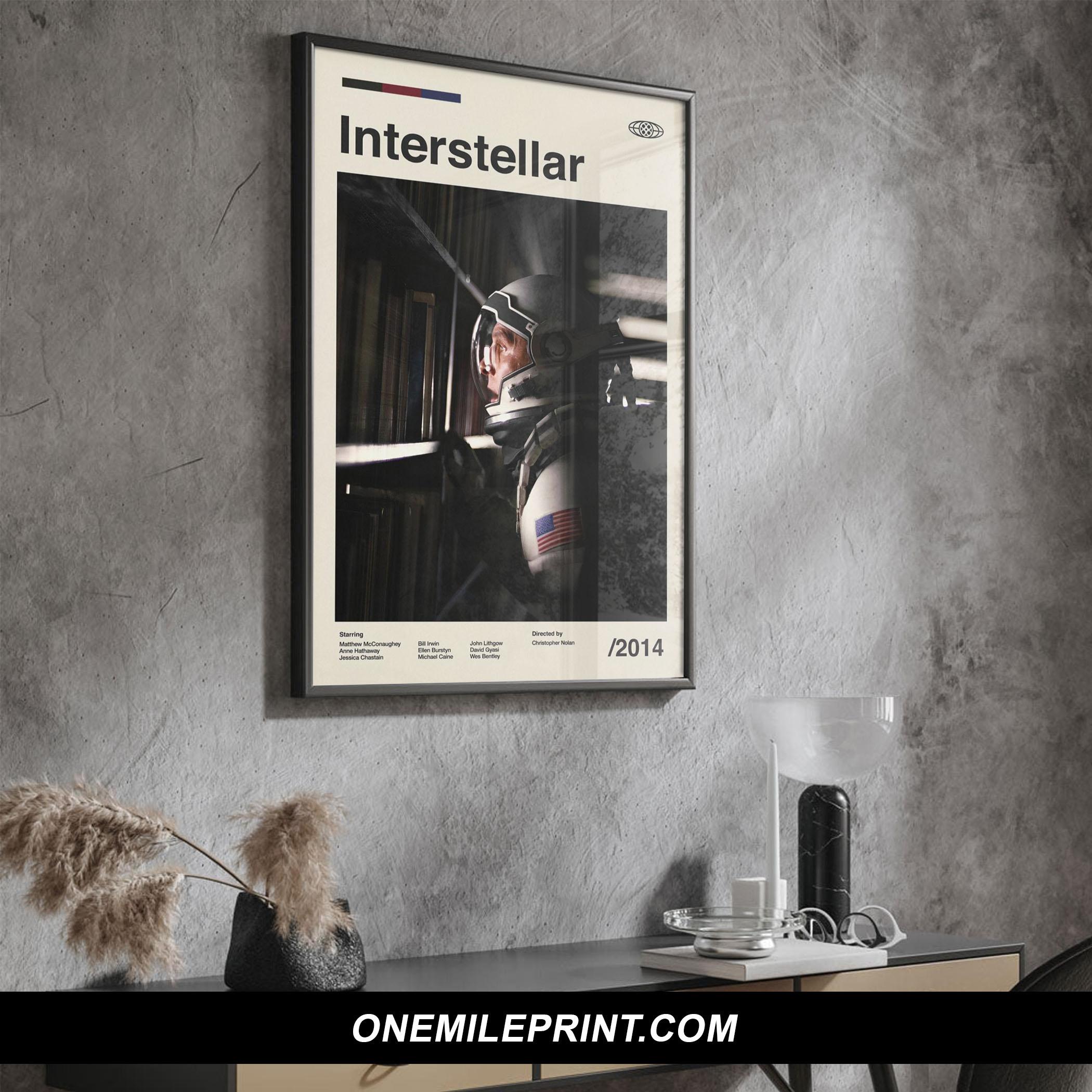 Midcentury Interstellar Movie Poster