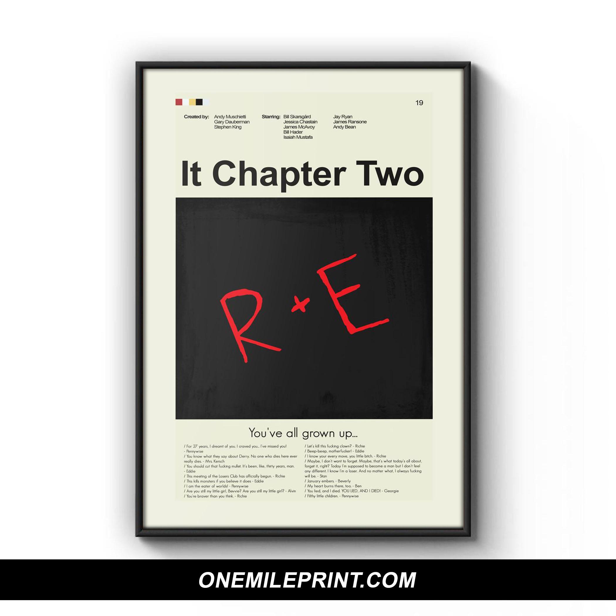 Mid Century Modern It Chapter Two Movie Poster