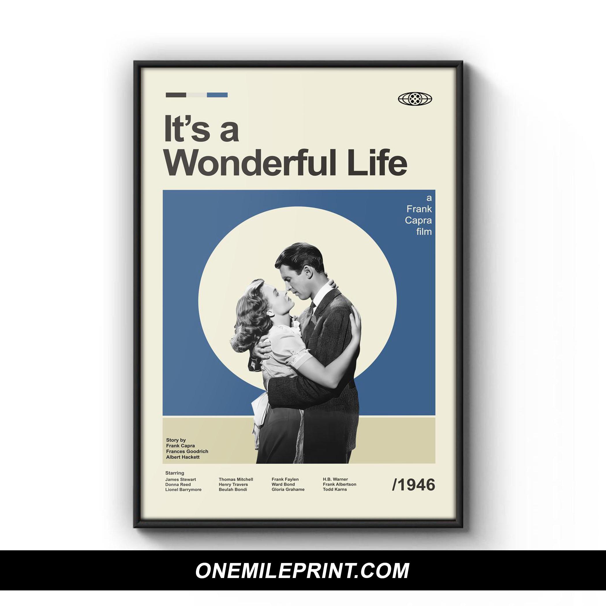 Mid Century It's a Wonderful Life Movie Poster