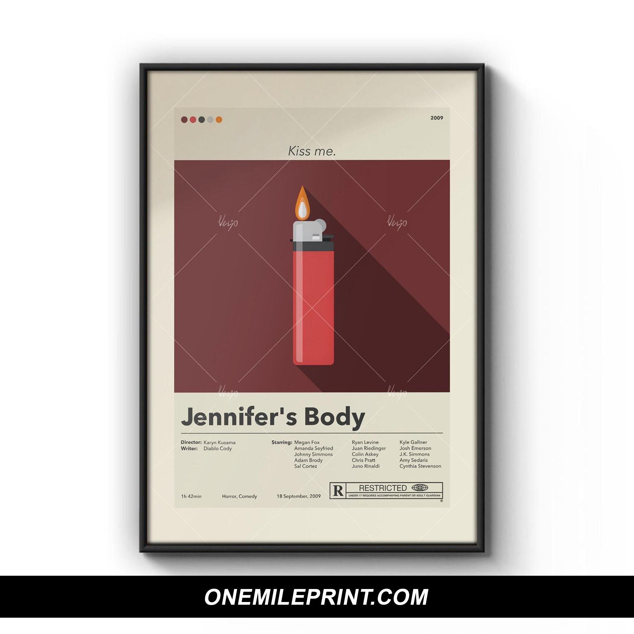 Minimalist Jennifer's Body Movie Poster