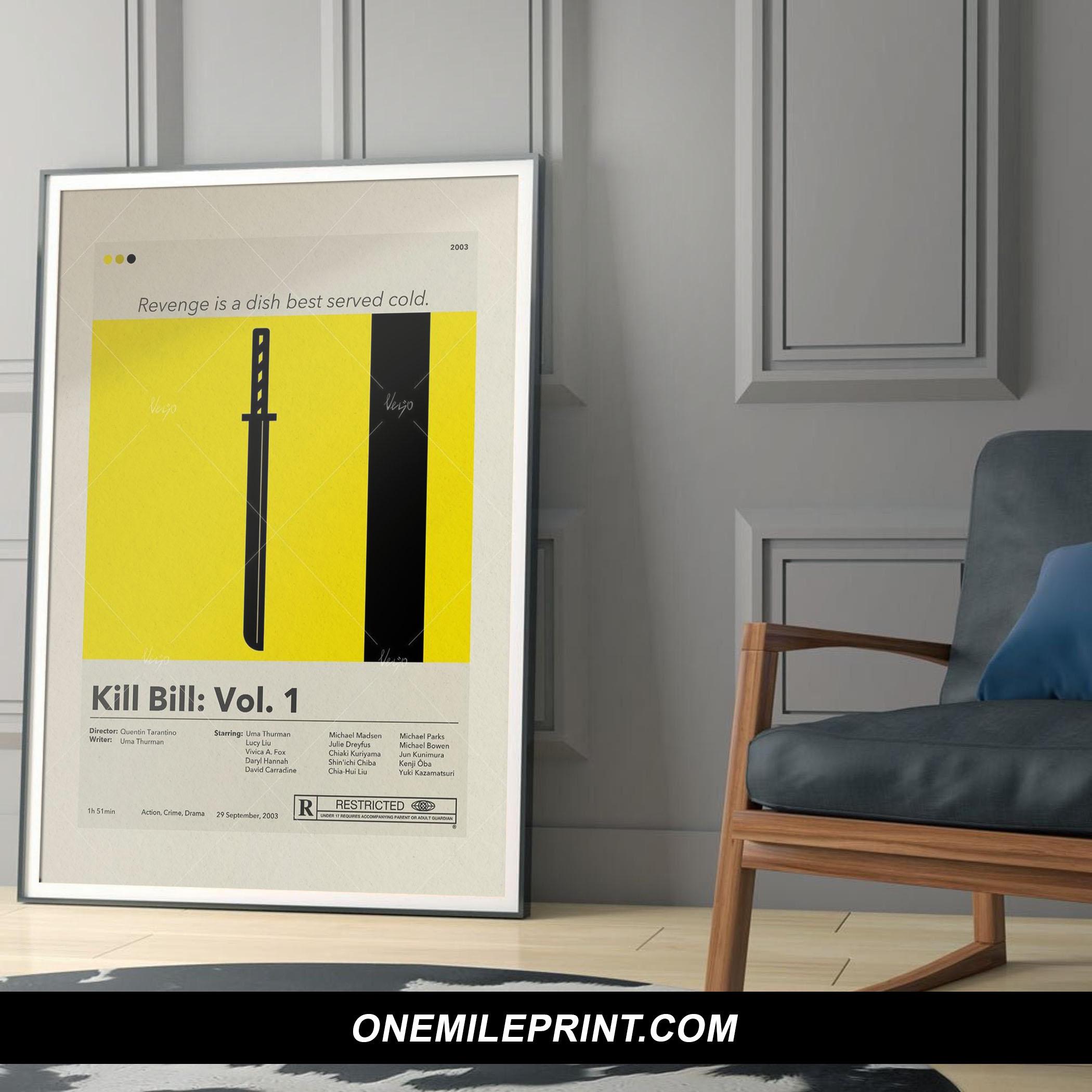Minimalist Kill Bill: Vol. 1 Movie Poster