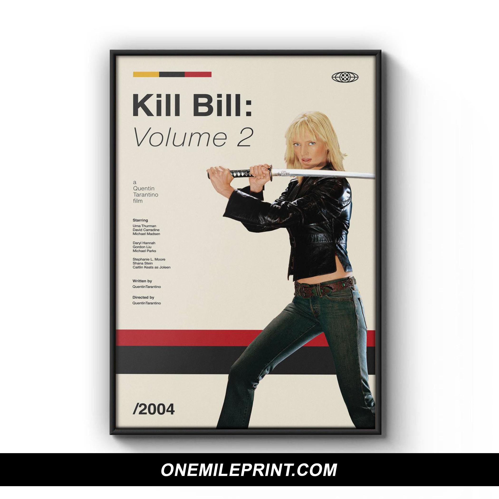 Midcentury Kill Bill: Vol. 2 Movie Poster